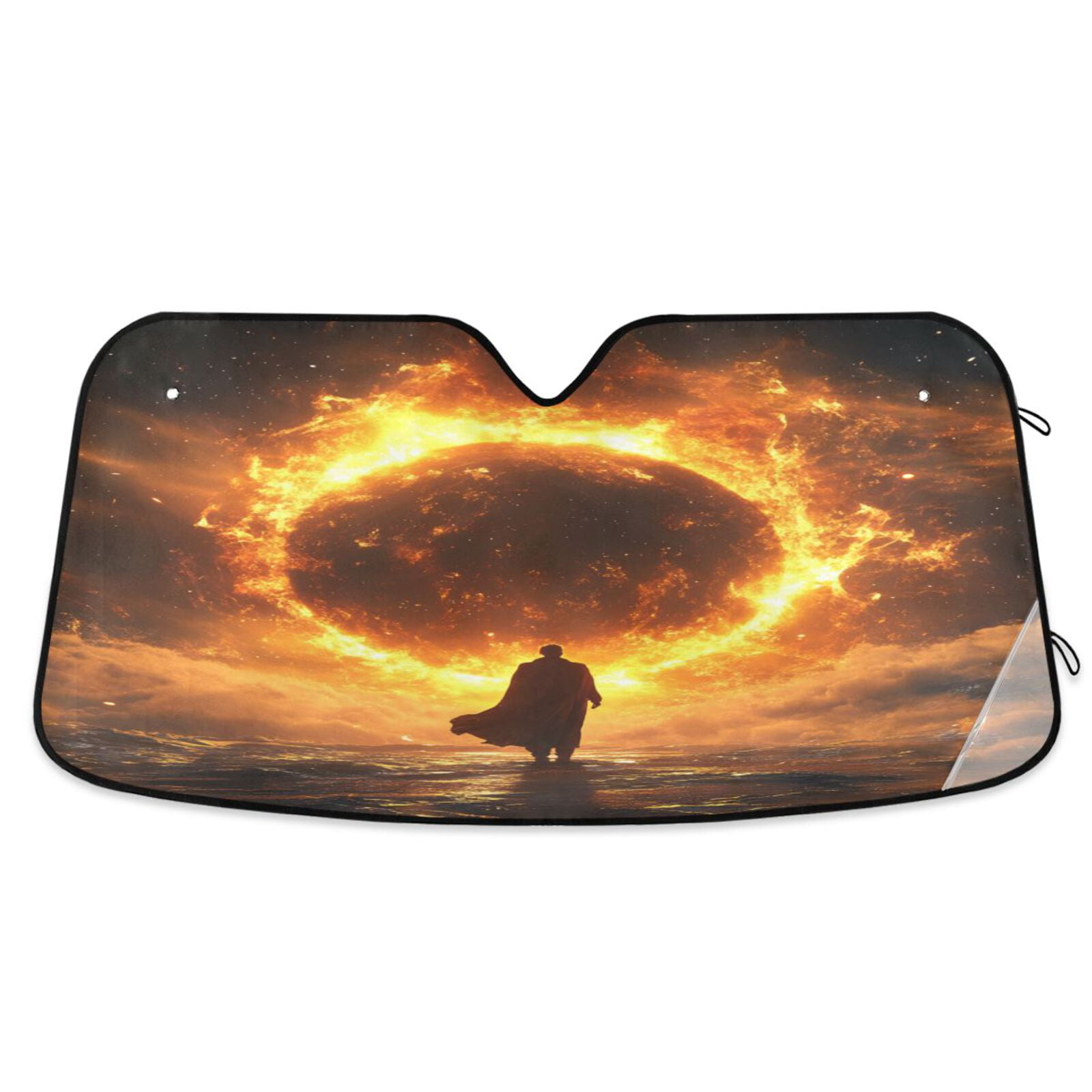 Windshield Sun Shade Foldable Car Sun Visor Blocks Max UV Rays for Most ...