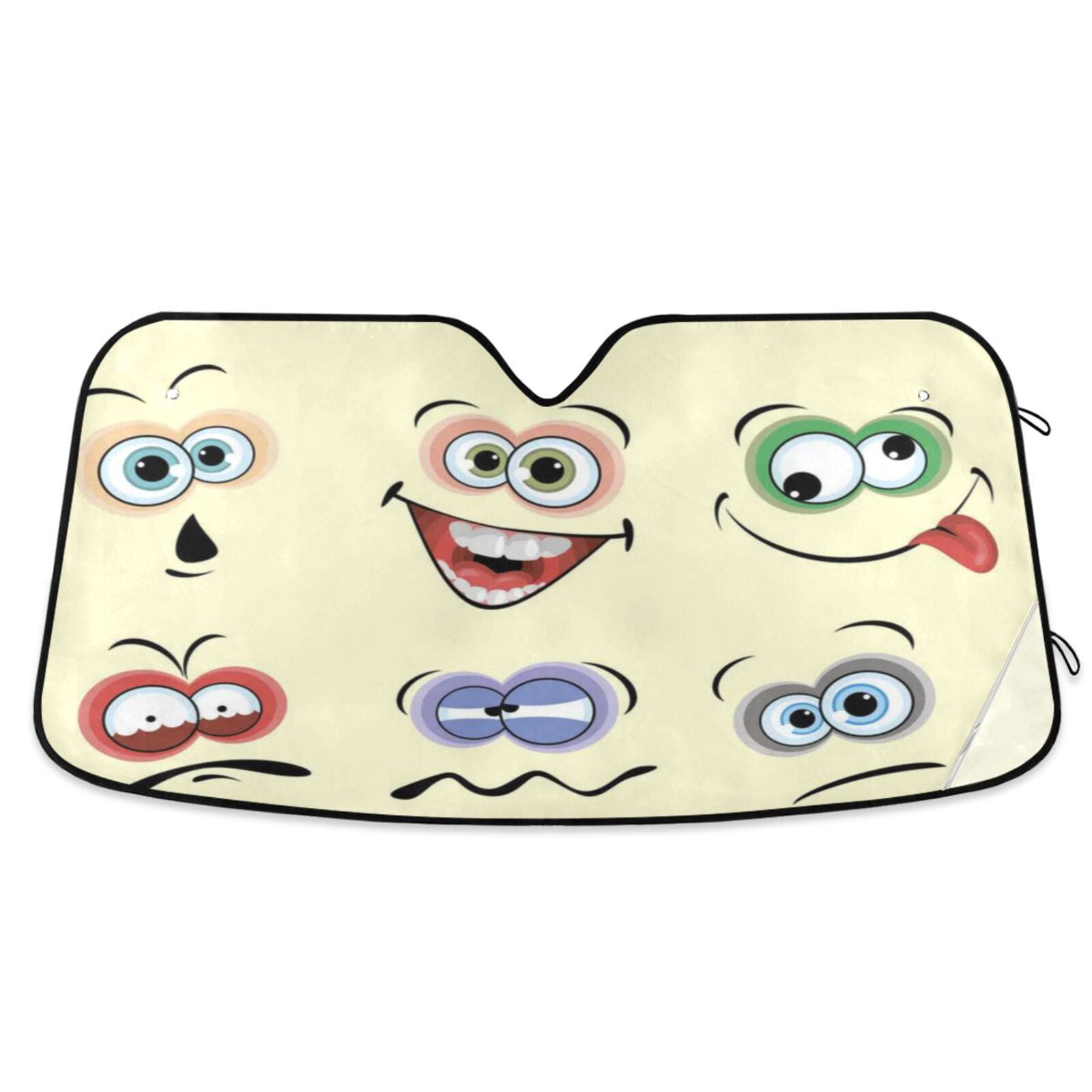 Windshield Sun Shade Foldable Car Sun Visor Blocks Max UV Rays for Most ...