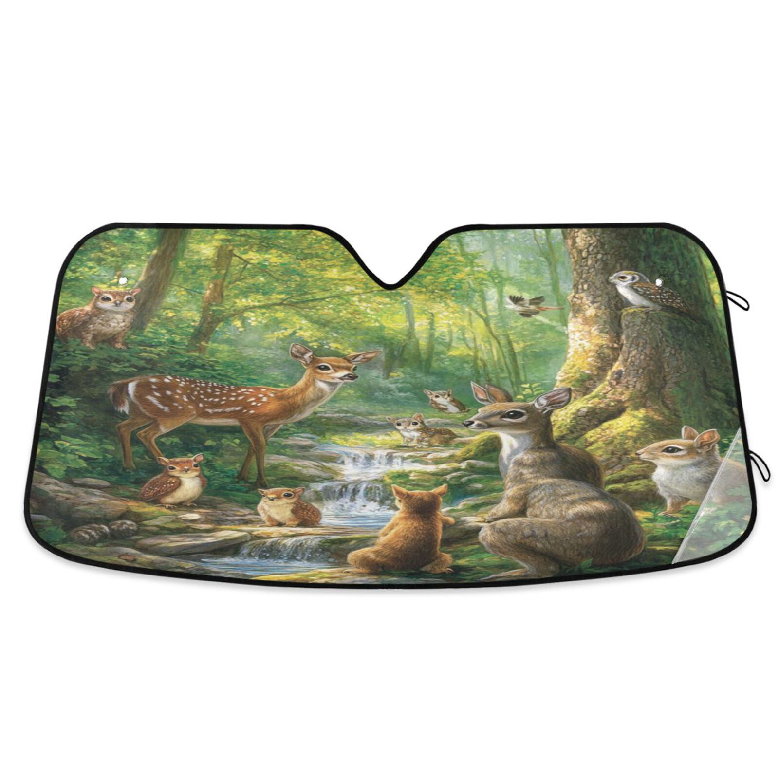 Windshield Sun Shade Foldable Car Sun Visor Blocks Max UV Rays for Most ...