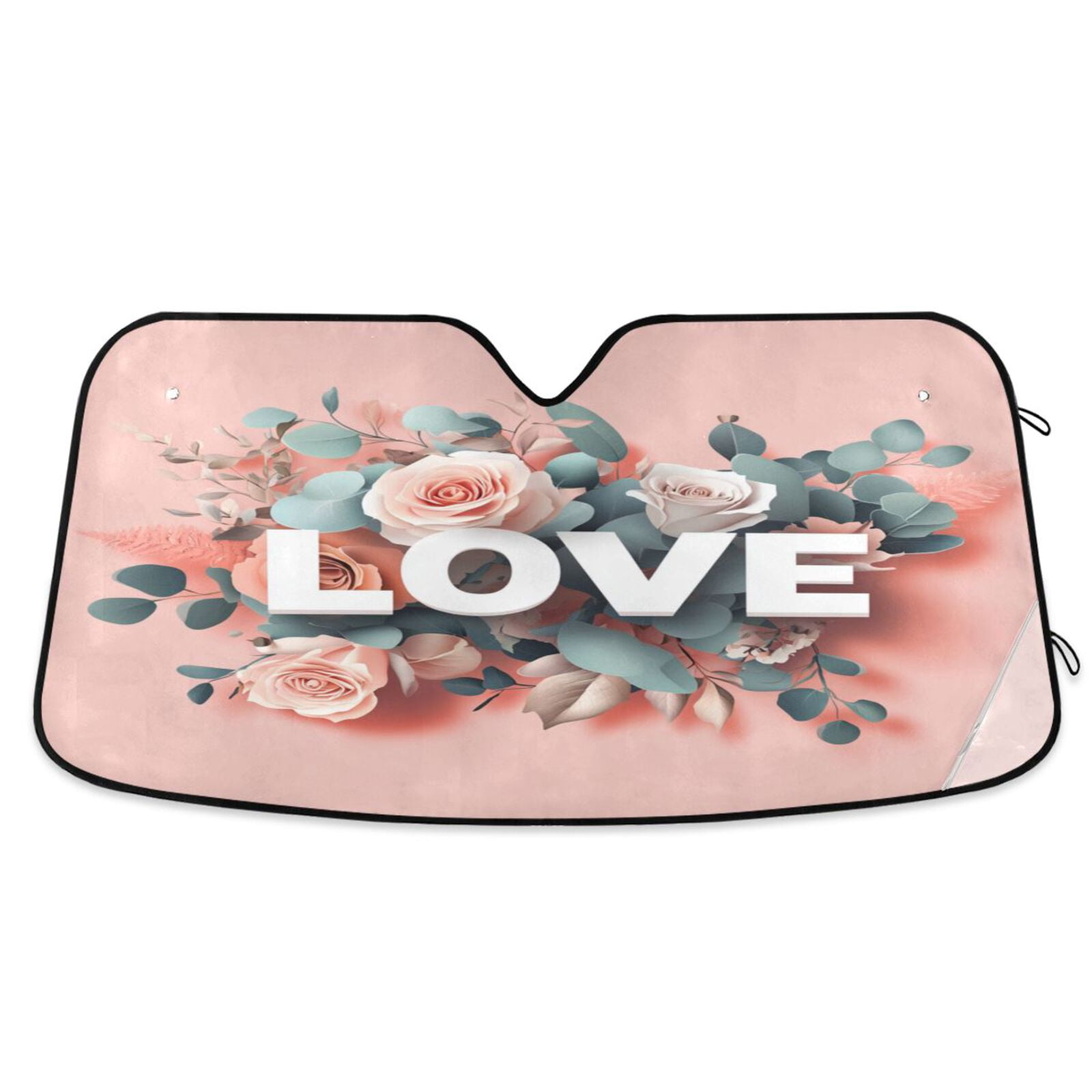 Windshield Sun Shade Foldable Car Sun Visor Blocks Max UV Rays for Most ...