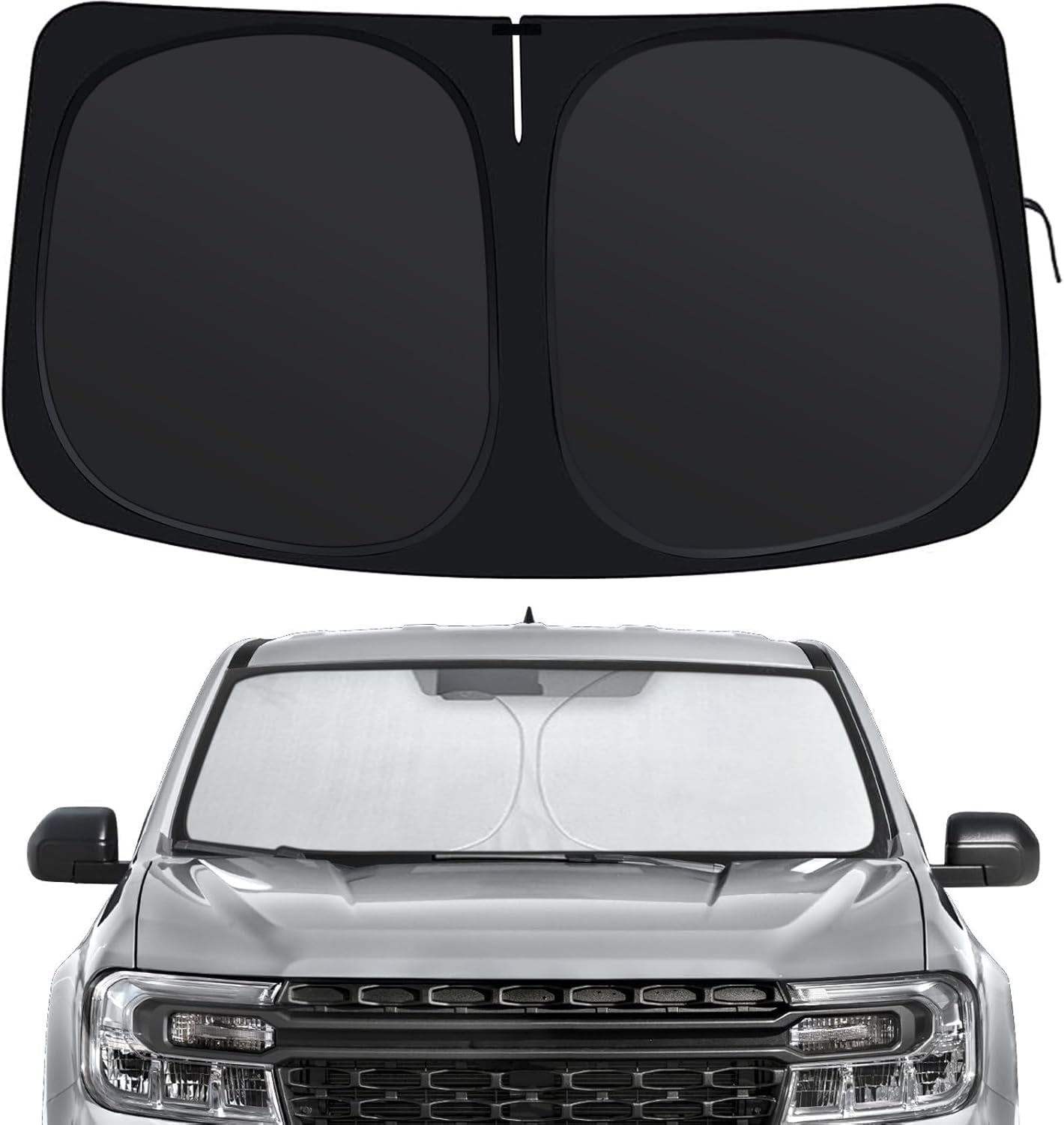 Windshield Sun Shade for Ford Maverick 2022-2025, Front Window Shades ...