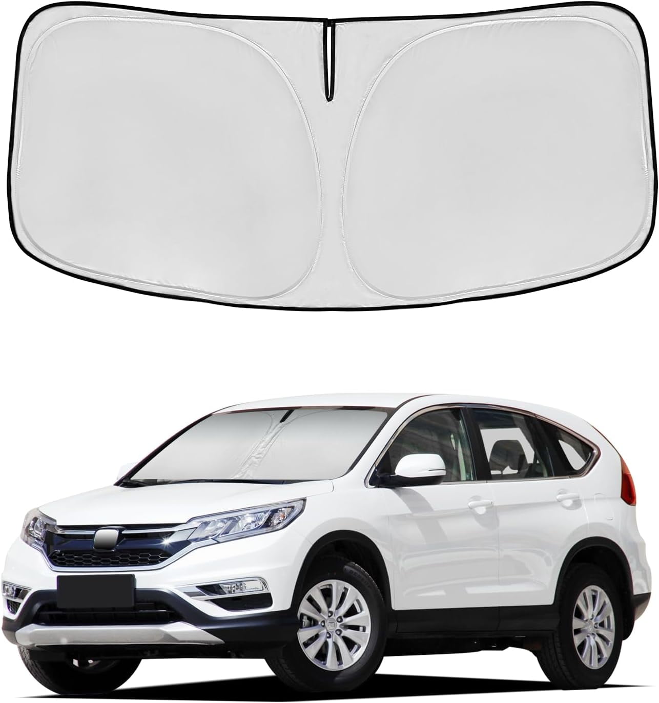 Windshield Sun Shade for Honda CRV 2012-2016 Double Layer 240T Front ...
