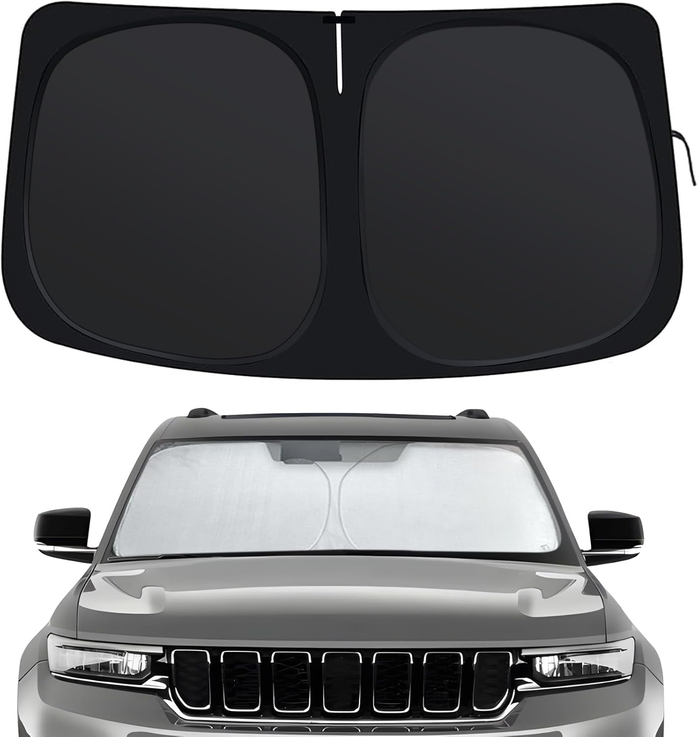Windshield Sun Shade for Jeep Grand Cherokee/4XE (2022-2025), Front ...