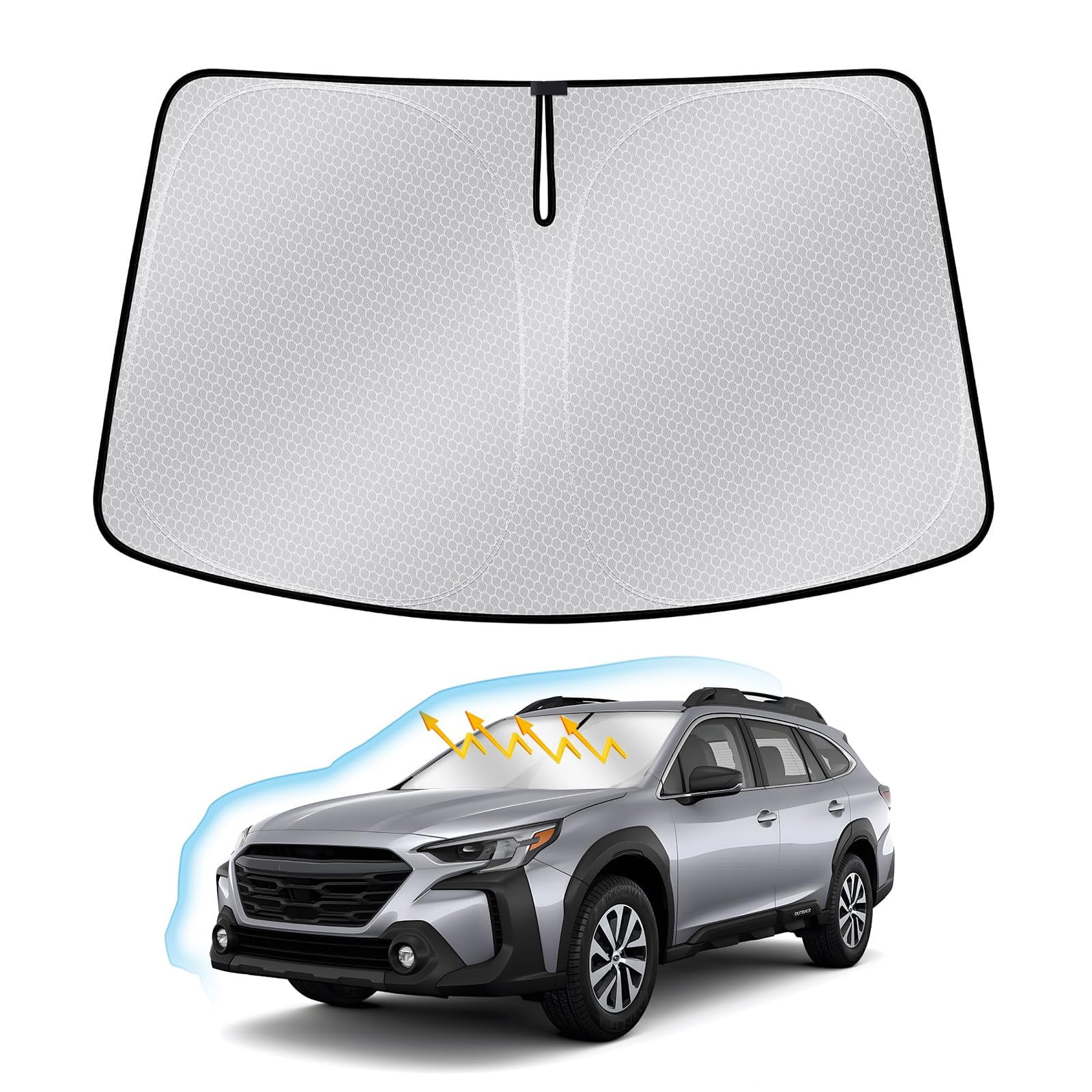 Windshield Sun Shade for RRF12 Subaru Outback 2020-2025, Nano Materials ...