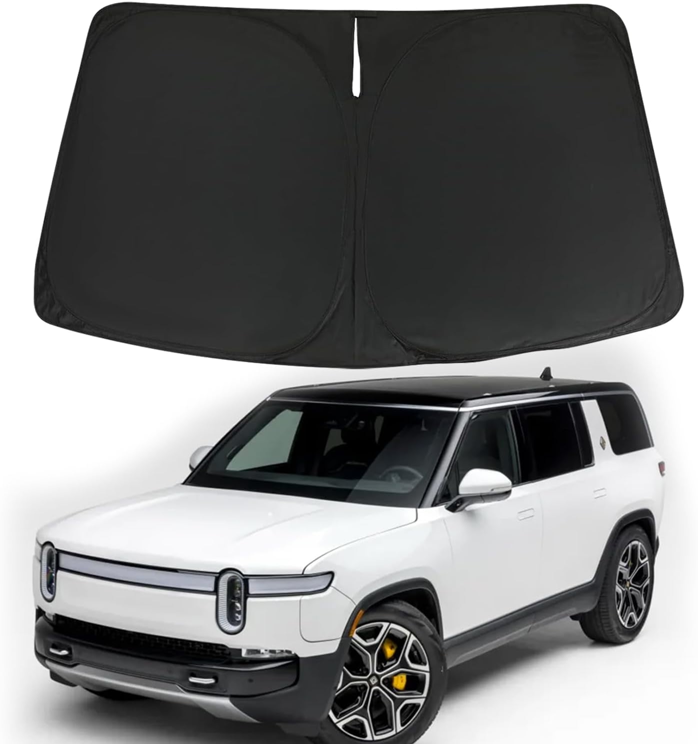 Windshield Sun Shade for Rivian R1S SUV Accessories 2022 2023 2024 ...