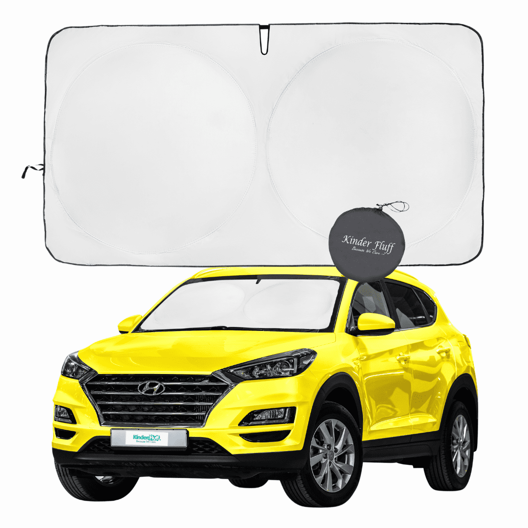 kinder Fluff Patented Windshield Sunshade | Oxford Cloth Car Foldable ...