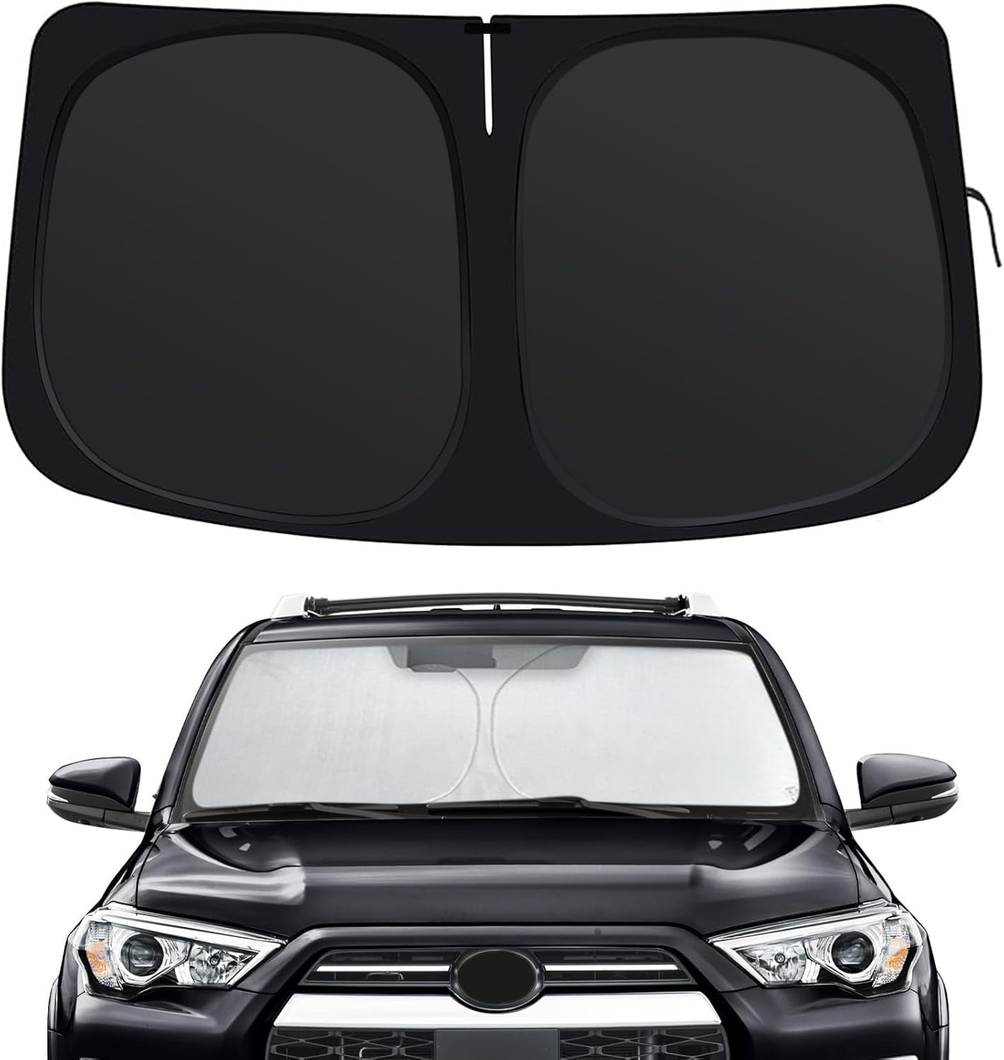 Windshield Sun Shade for Toyota 4Runner 2010-2025, Front Window Shades ...
