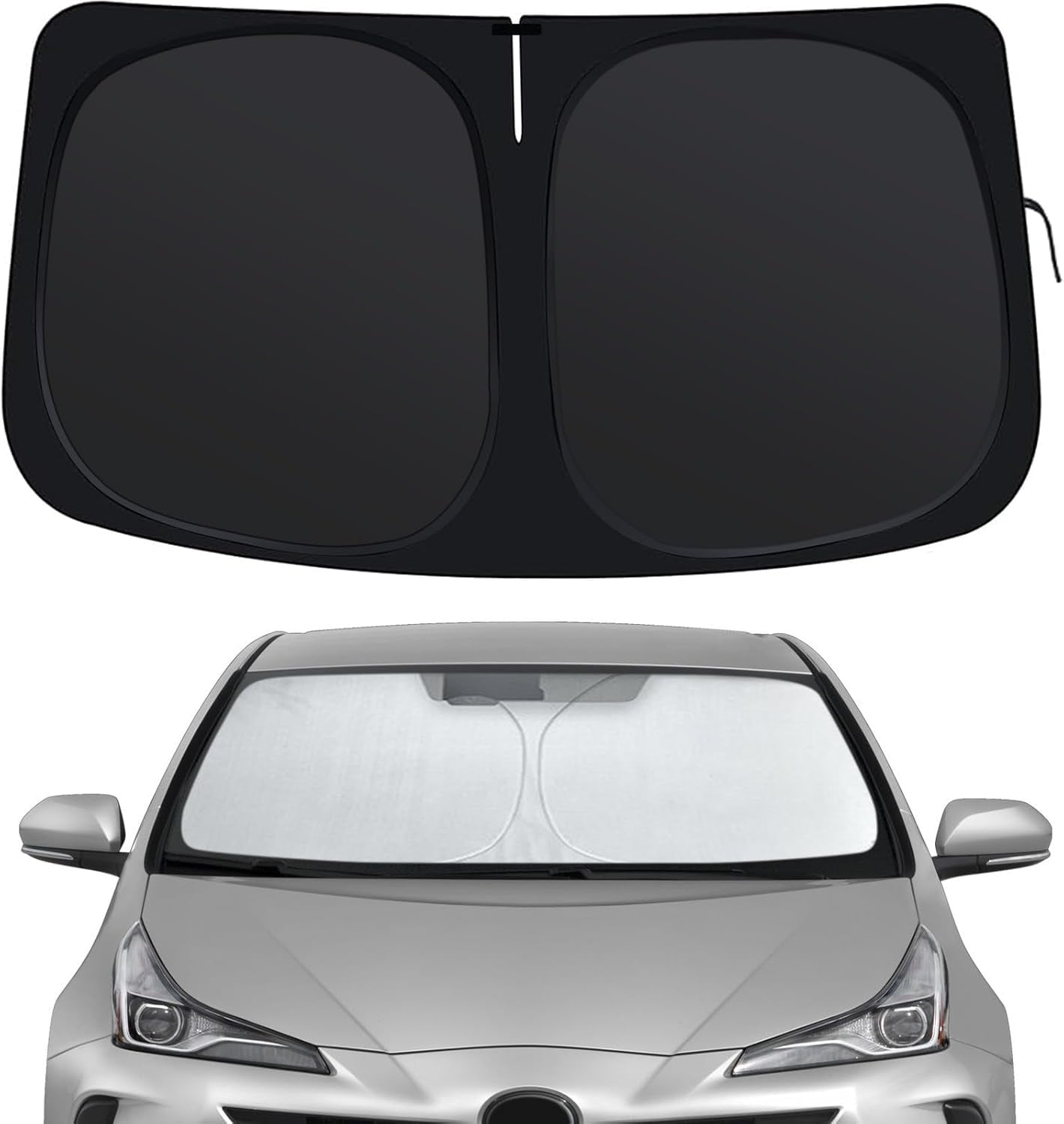 Windshield Sun Shade for Toyota Prius 2016-2022, Front Window Shades ...