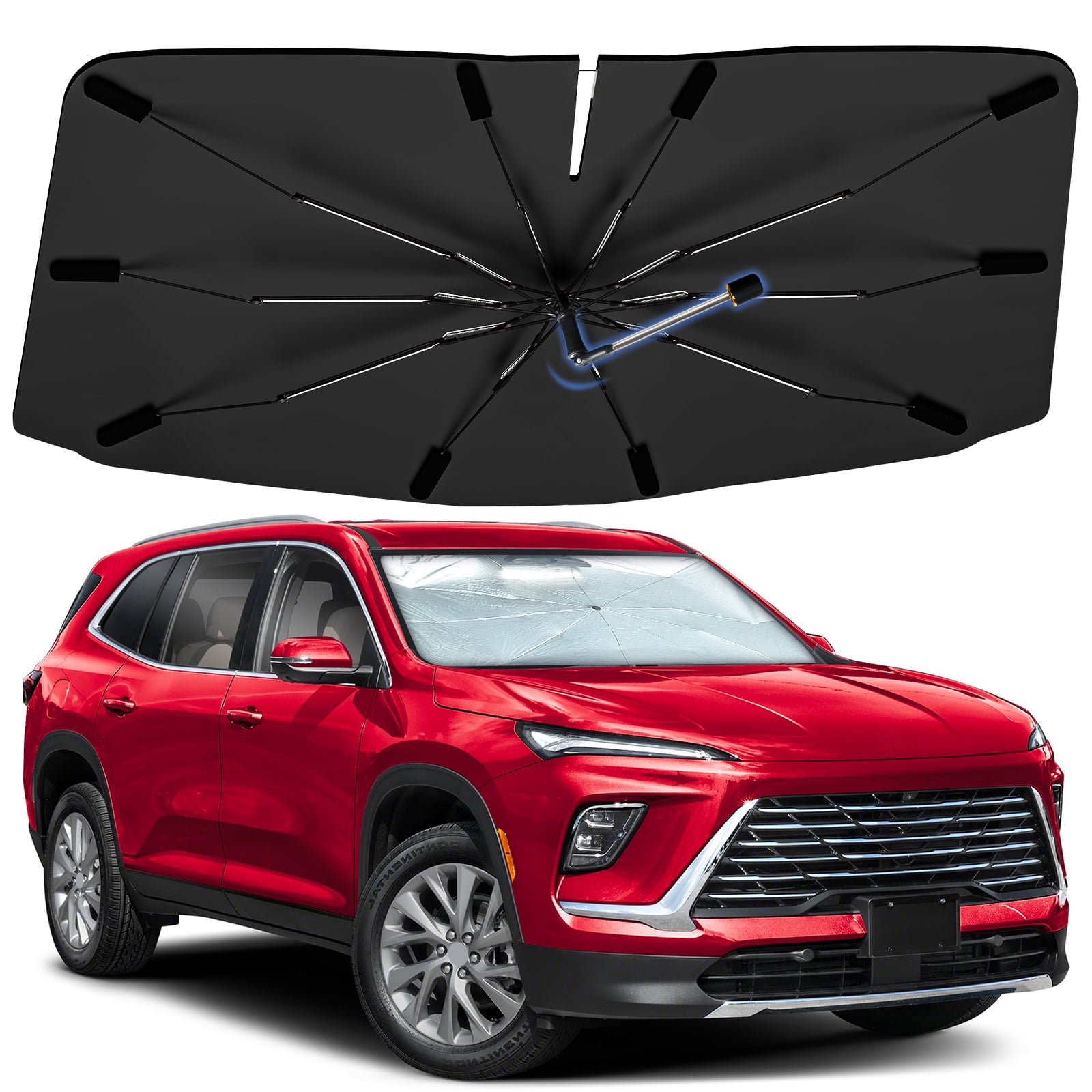 Windshield Sun Shade Umbrella for Buick Enclave 2018-2026, Foldable Car ...