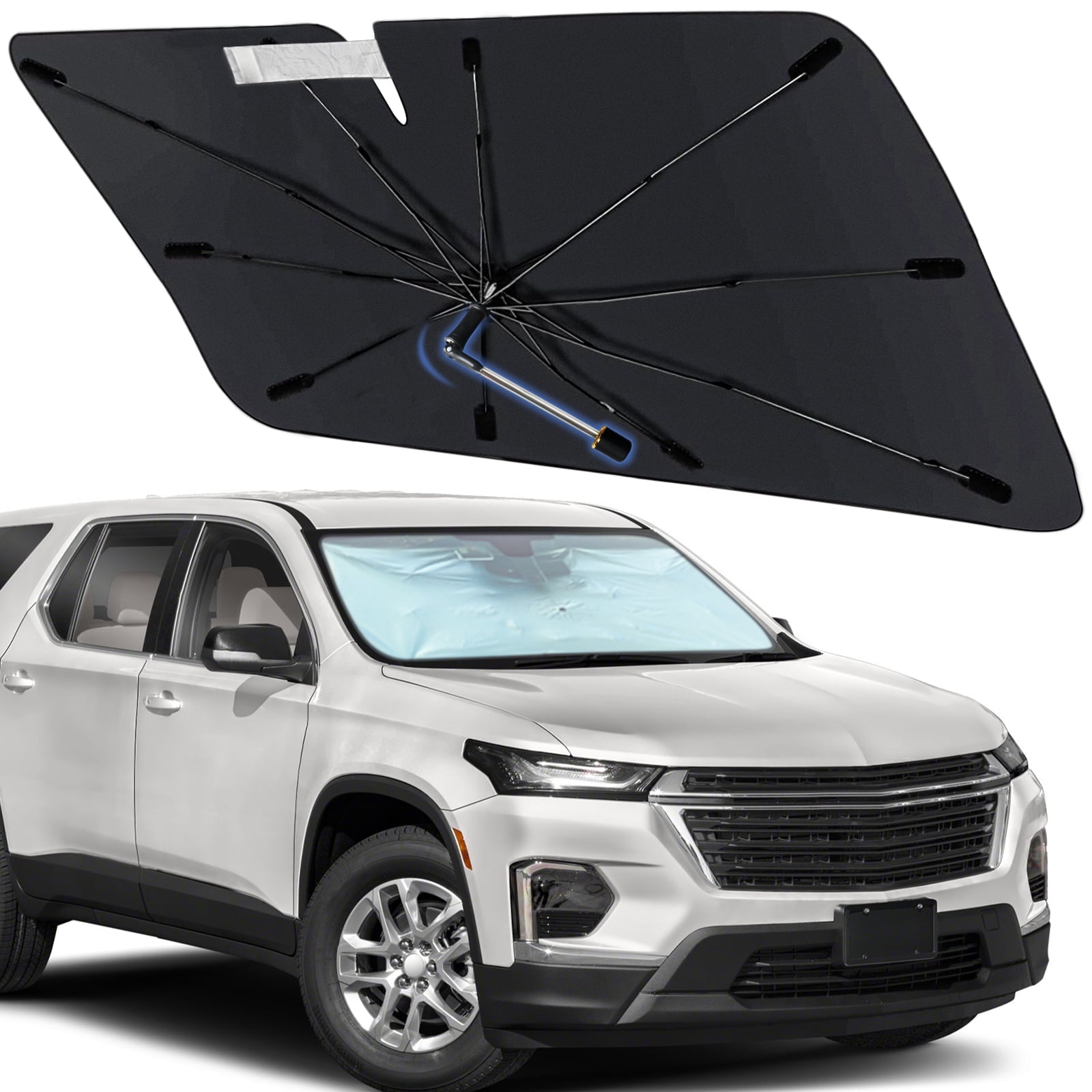 Windshield Sun Shade Umbrella for Chevrolet Traverse 2018-2026 ...