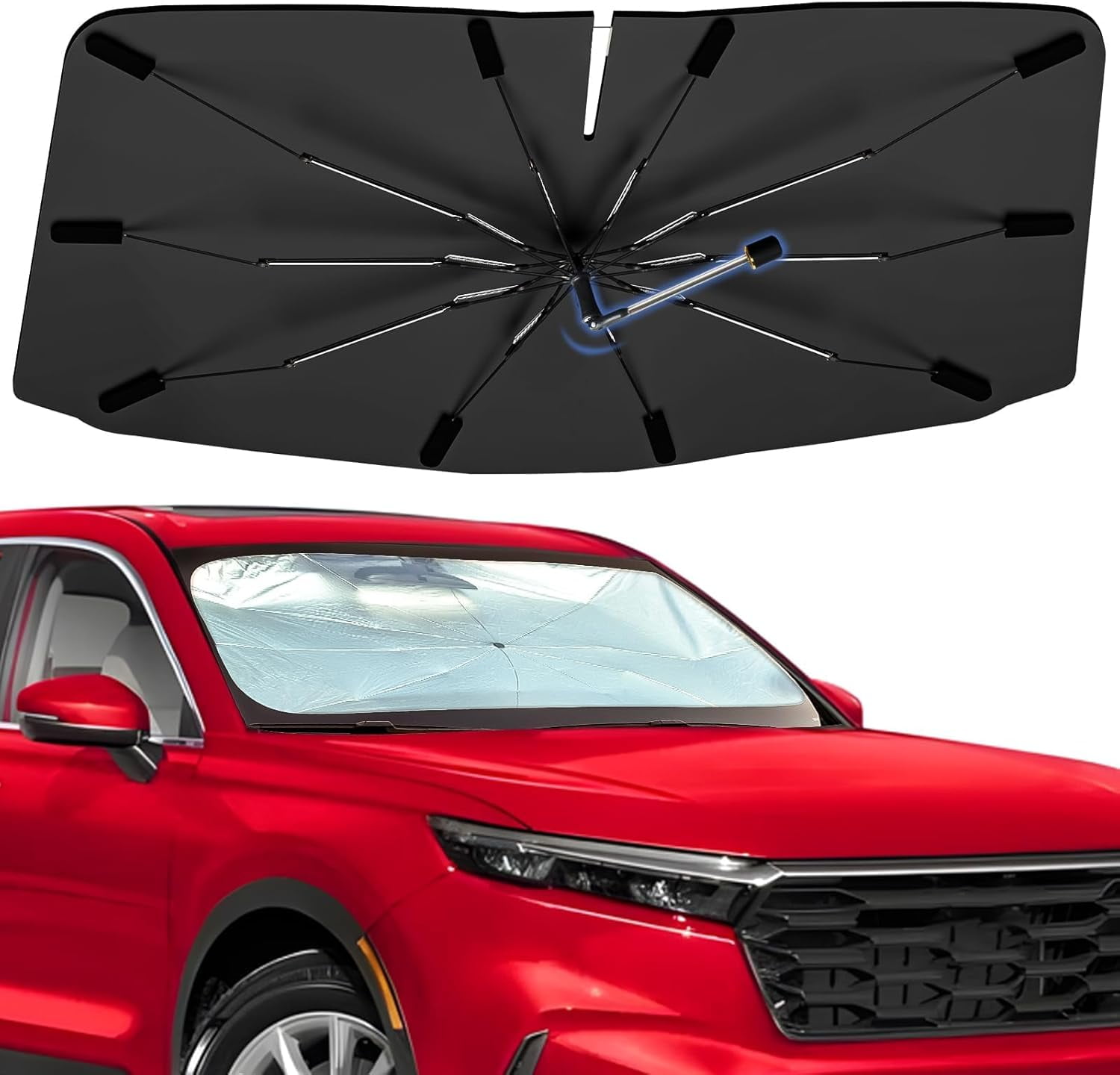 Windshield Sun Shade Umbrella for Jeep Grand Cherokee 2014-2021, 360 ...