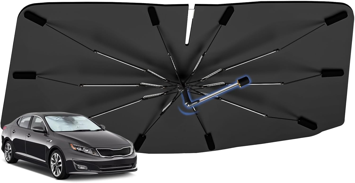 Windshield Sun Shade Umbrella for kia Optima 2013-2015, 360 Rotation ...