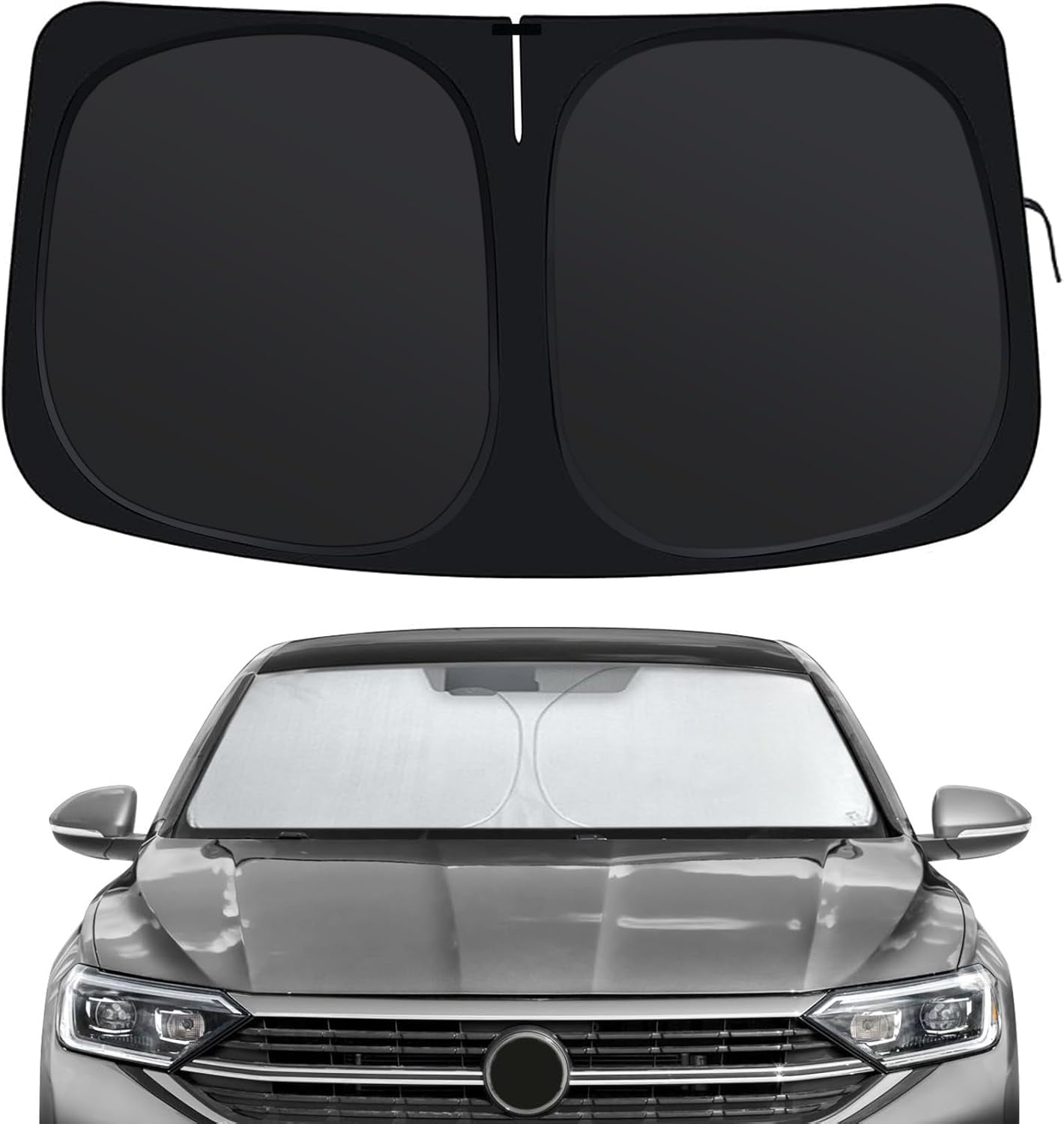 Windshield Sun Shade for Volkswagen Jetta 2019-2025, Front Window ...