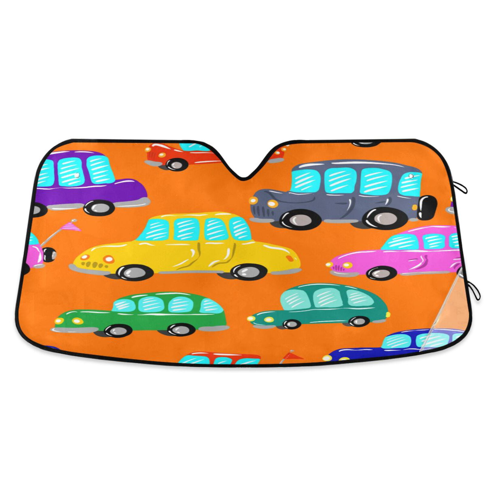 Windshield Sun Shade for Cars, 55"x27.6" Foldable Car Sun Shade with ...