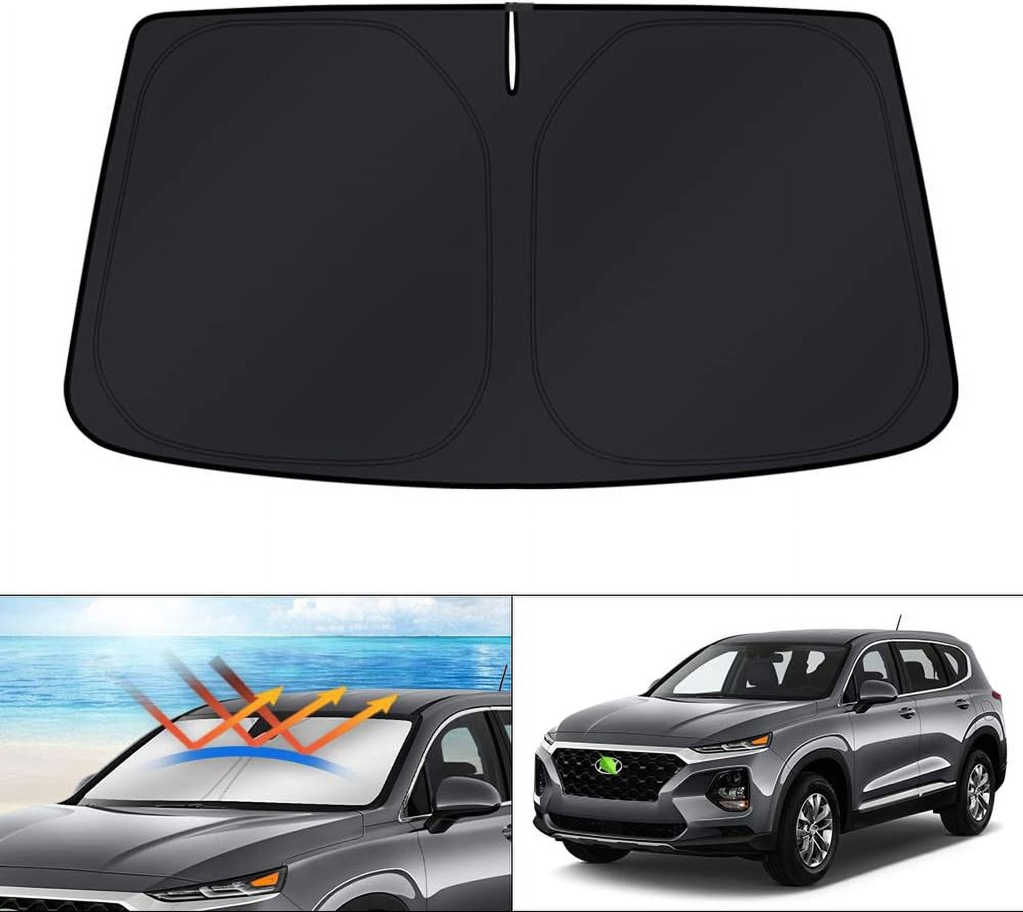Windshield Sun Shade for Hyundai Santa Fe 2019 2020 2021 2022 2023 ...