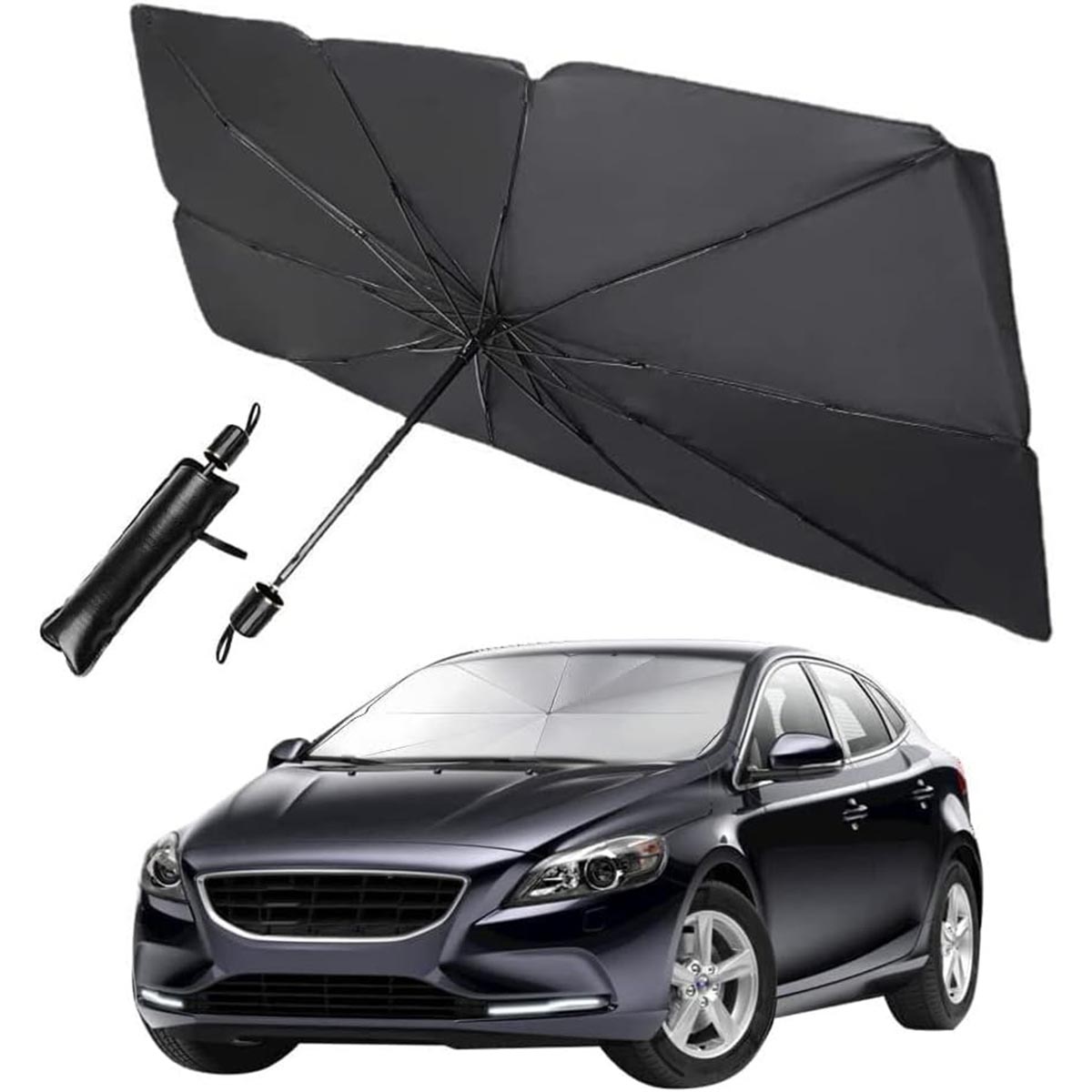 Windshield Sun parasol, Foldable Car Sun parasolfor Windshield Blocks ...