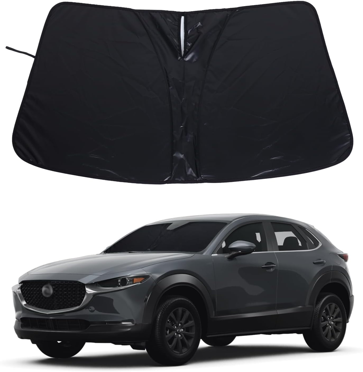 Windshield Sunshade for Mazda CX-30 2020-2025 Accessories Front Window Sun Shade Foldable ...
