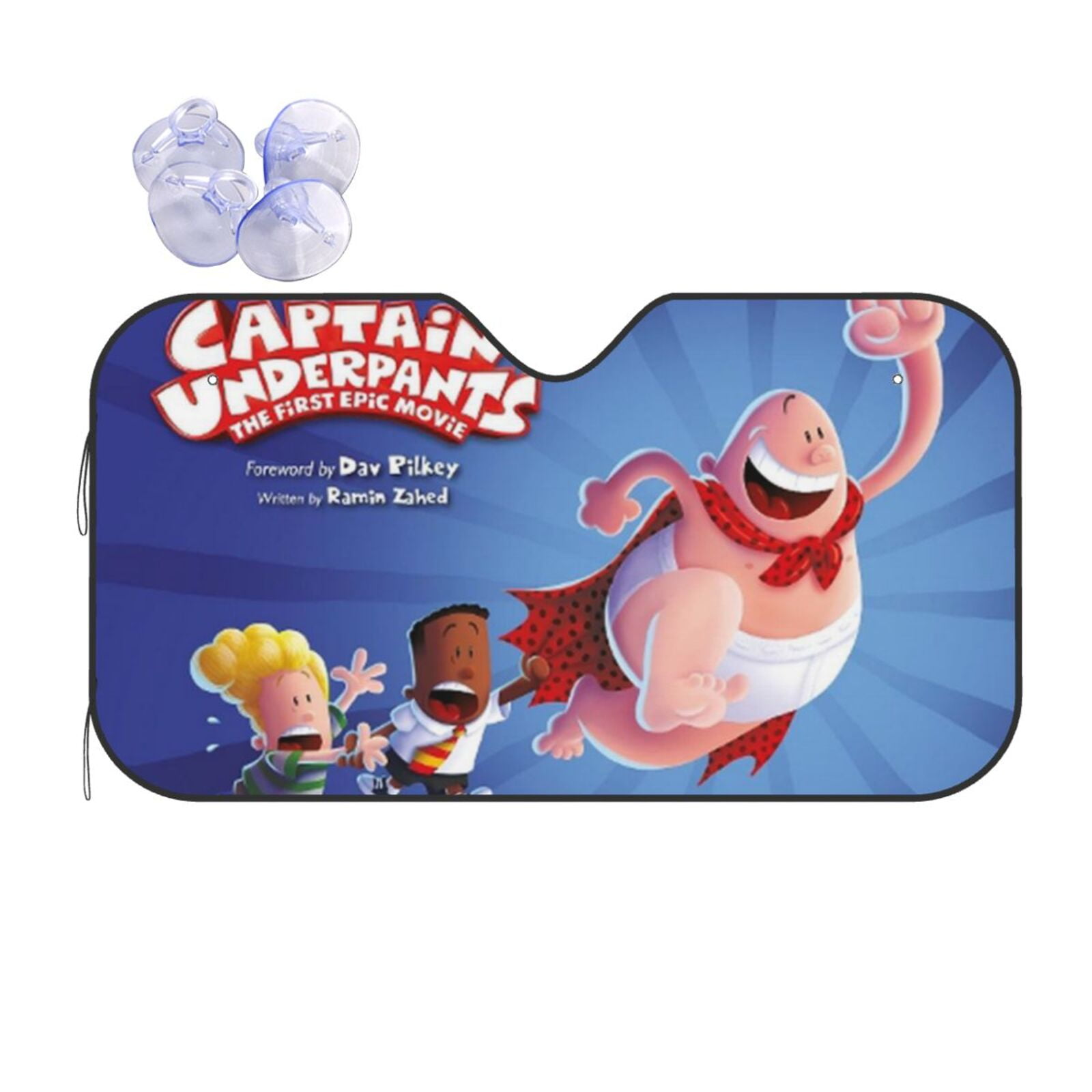 Windshield Sunshades Captain Underpants Car Windshield Sun Shade ...