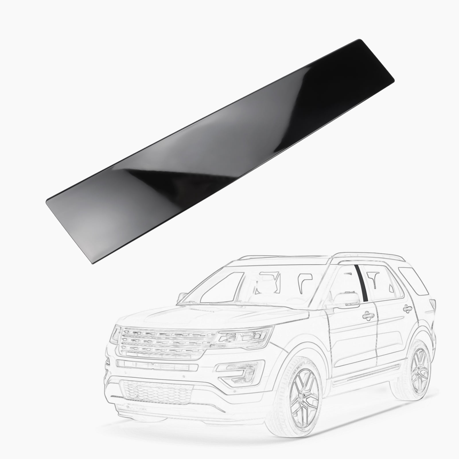FEXON B-Pillar Trim Molding Front Left Driver Side Without Keypad Hole ...