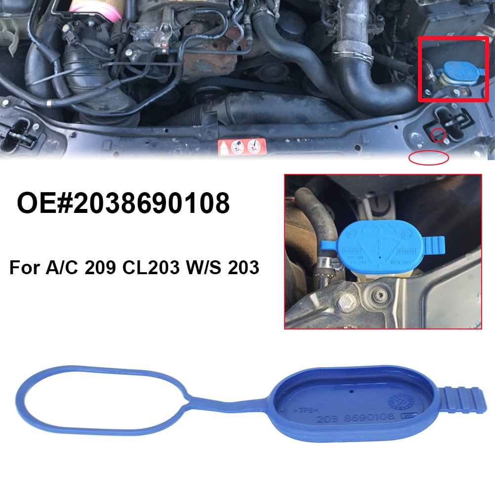 Windshield Washer Bottle Reservoir Cap, Engine Fluid, For Mercedes W221 ...