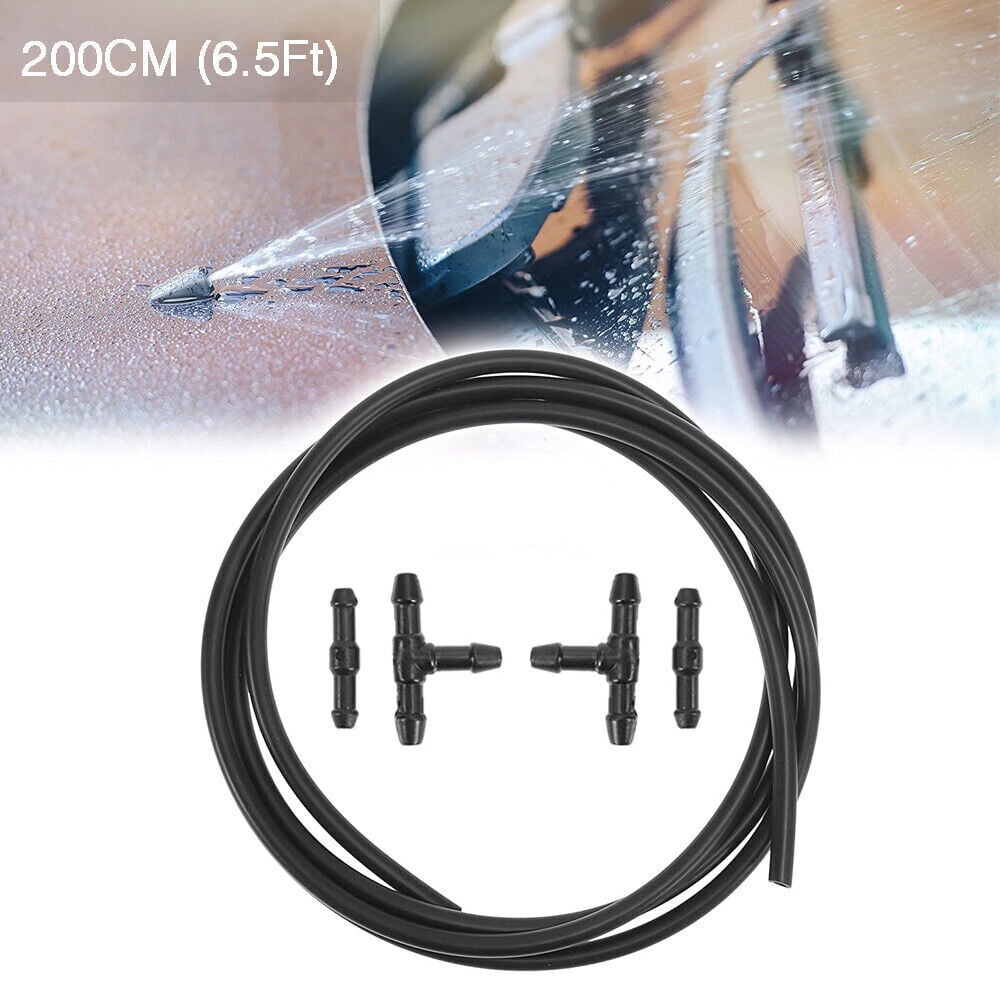 Windshield Washer Fluid Hose Kit 6.5Ft with Hose Connectors Universal ...