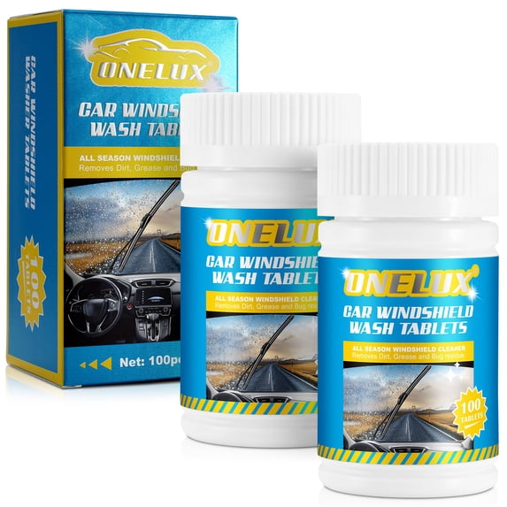 Windshield Washer Fluid Tablets - Solid Concentrated Cleaner for Car ...