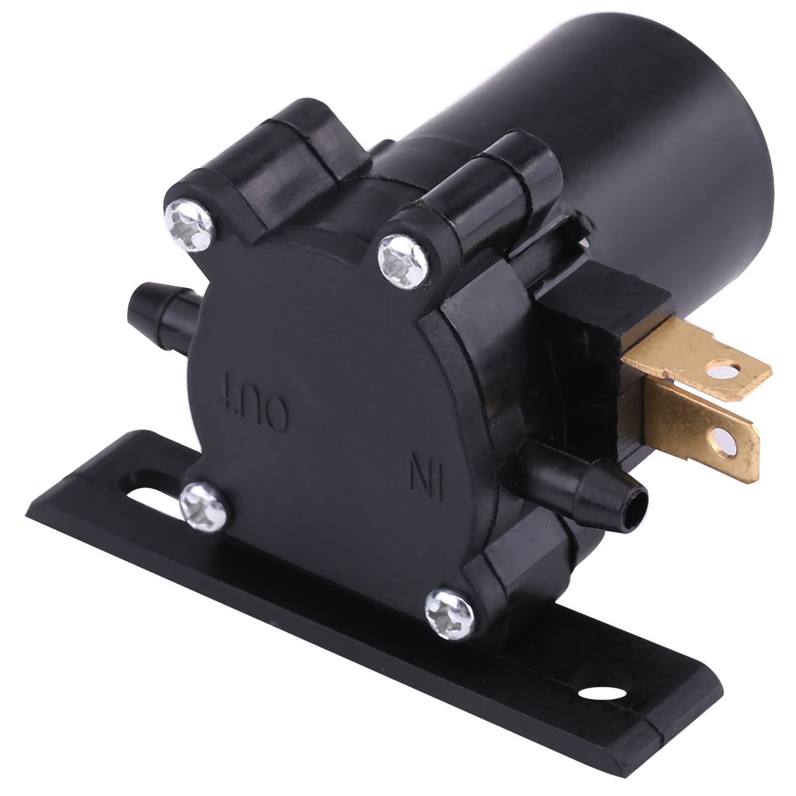 Windshield Washer Motor Pump, 12V Universal Windshield Windscreen Wiper ...