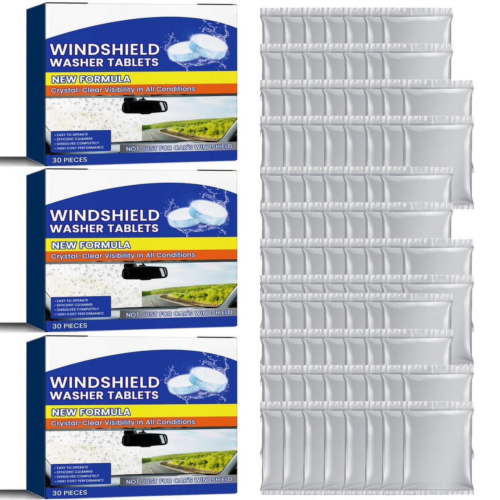 Windshield Washer Tablets, Windshield Cleaning Tablets, Economy ...
