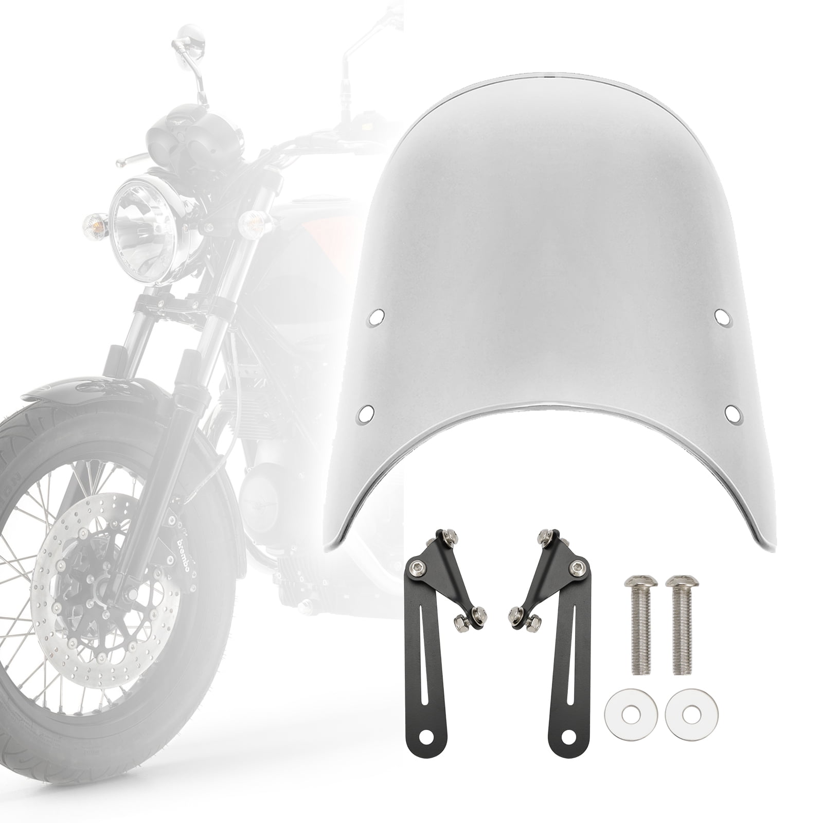Windshield WindScreen fit for MOTO GUZZI V7 Classic 2016-2023 V9 Bobber ...