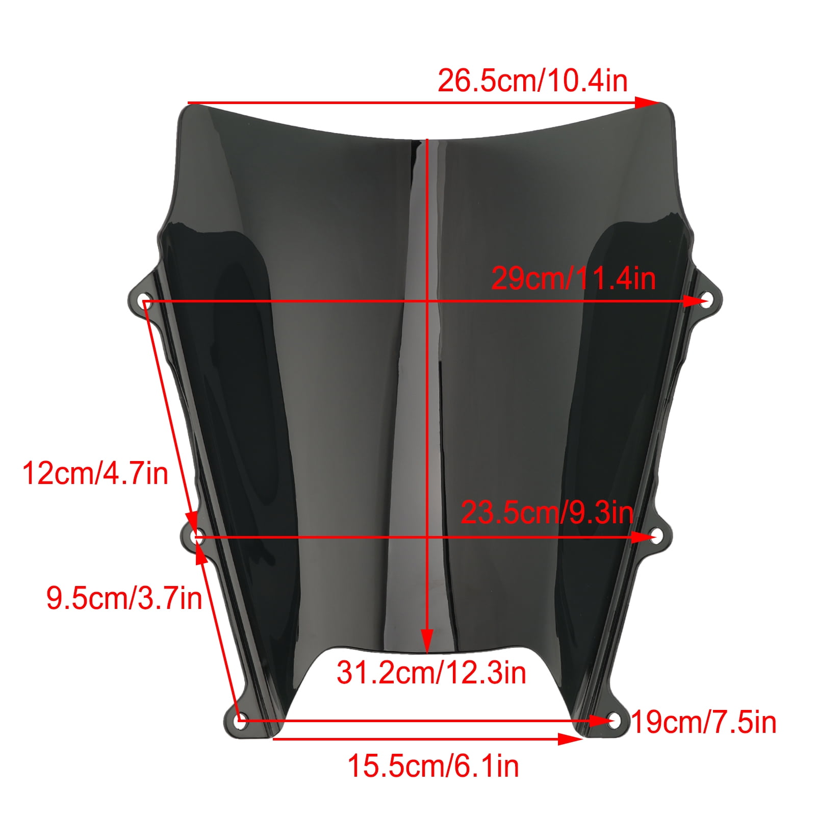 Windshield WindScreen fit for Suzuki GSX-8R 2023-2024 - Walmart.com