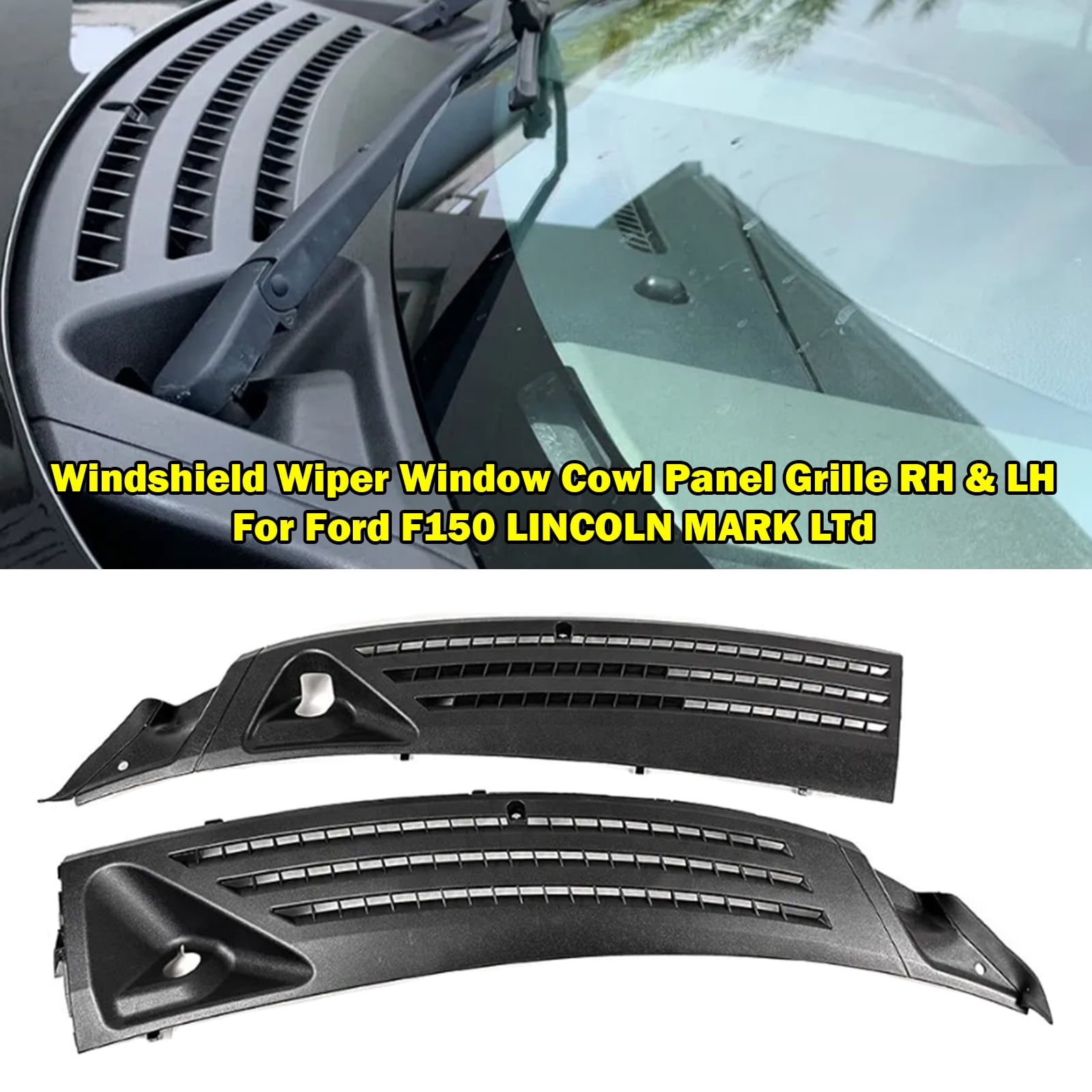 Windshield Wiper Window Cowl Panel Grille RH & LH For Ford F150 LINCOLN ...
