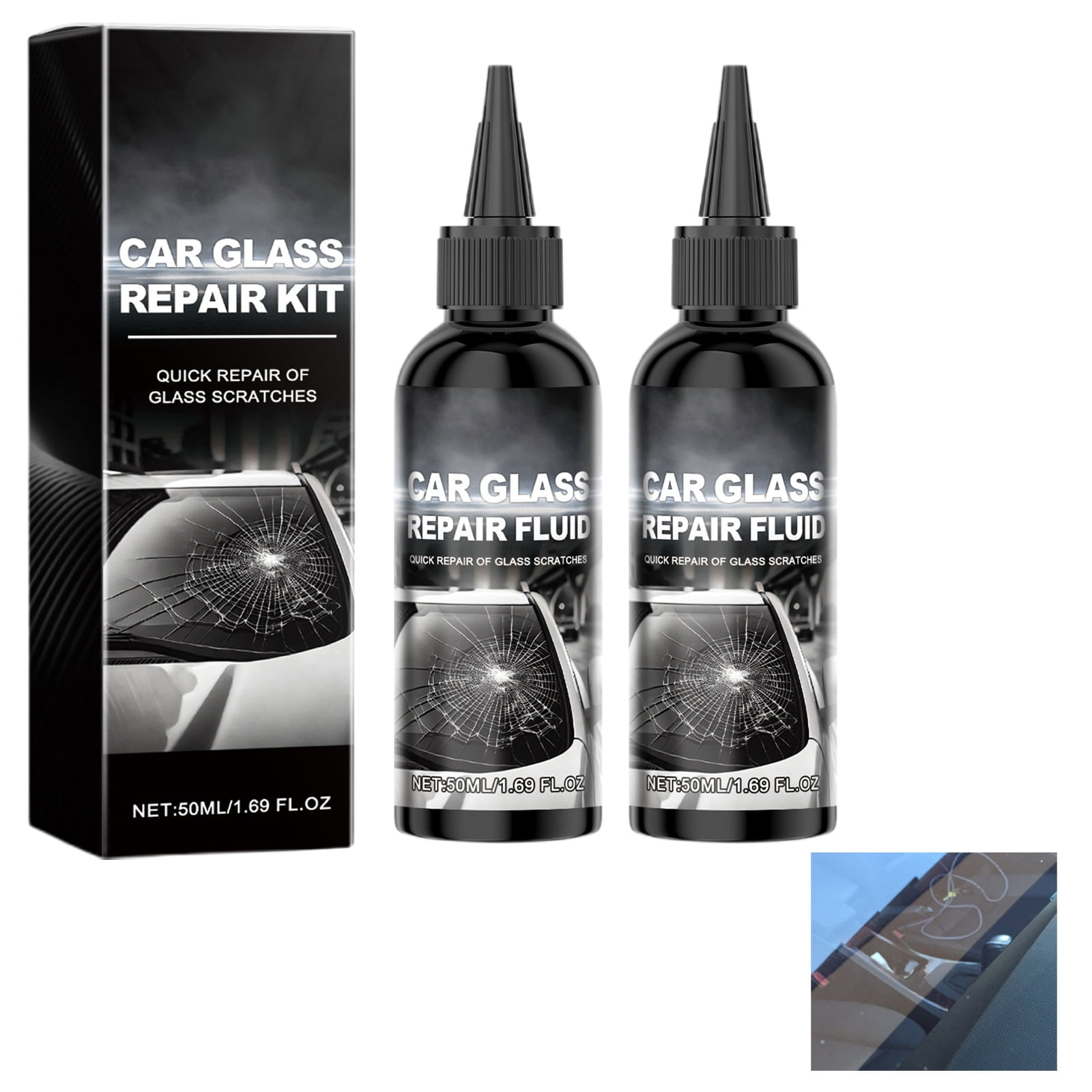 Windshield conditioner Repair Kit Car Window Glass Liquid Repair,Glass ...