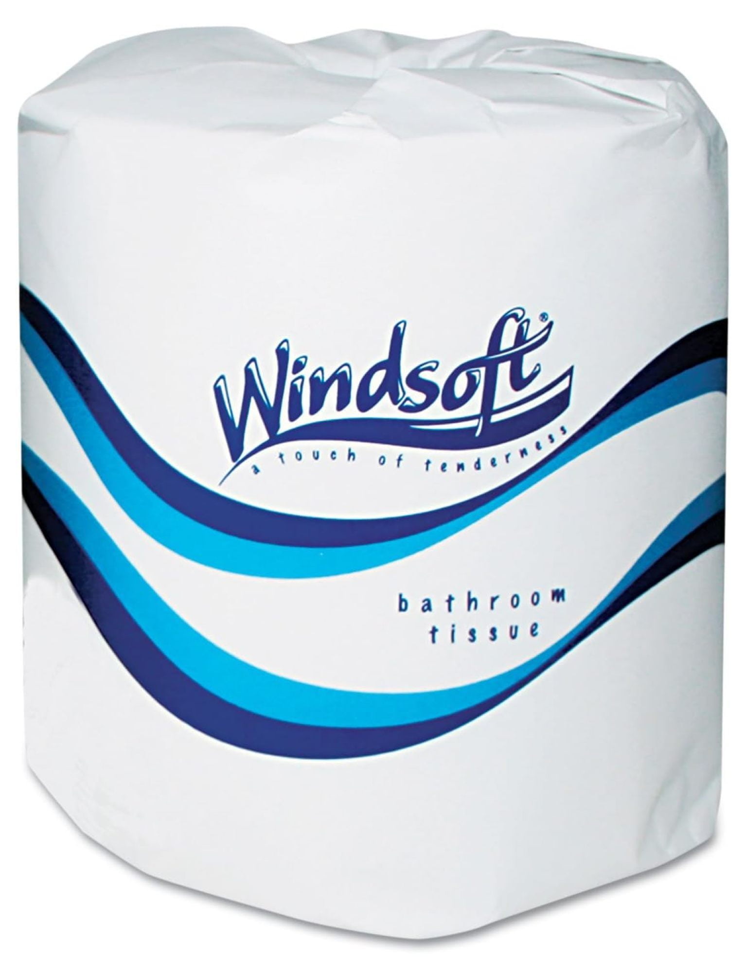Windsoft 2400 Single Roll Two Ply Premium Bath Tissue, 24 Rolls/Carton ...