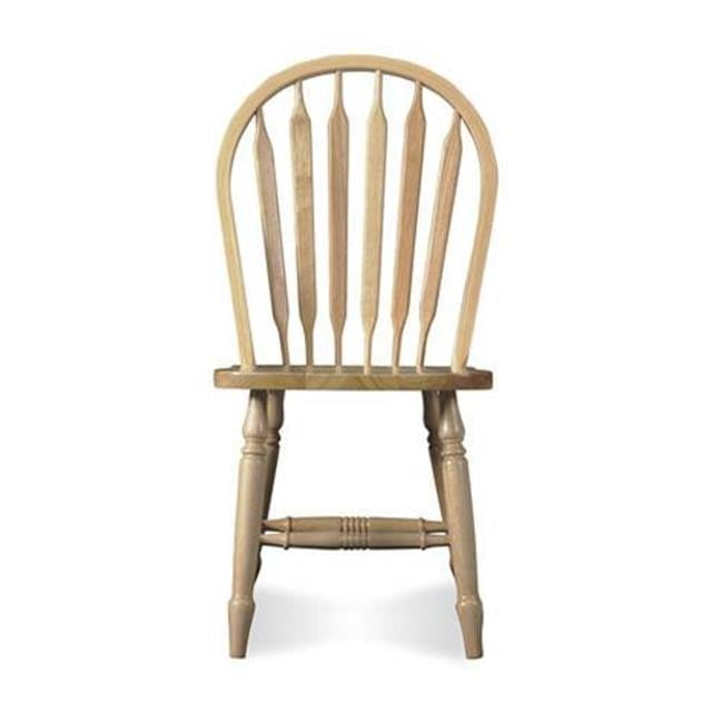 Windsor Solid Parawood Arrowback Dining Kitchen Side Chair - Walmart.com