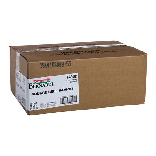 Bernardi Beef Square Ravioli, 5 lbs, Easy to Prepare, Serve with Sauce ...