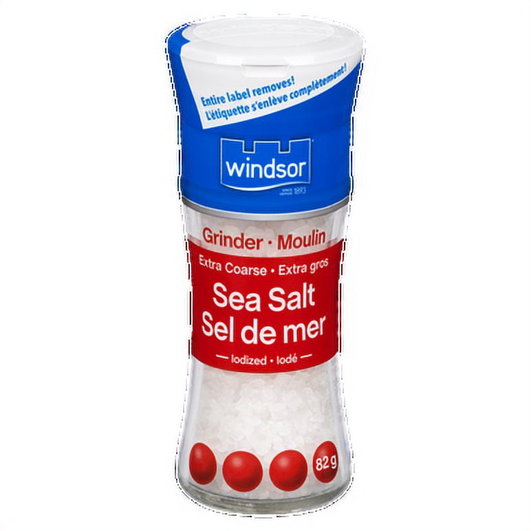Windsor, Extra Coarse, Sea Salt, Grinder, 82g/2.9 oz - Walmart.com