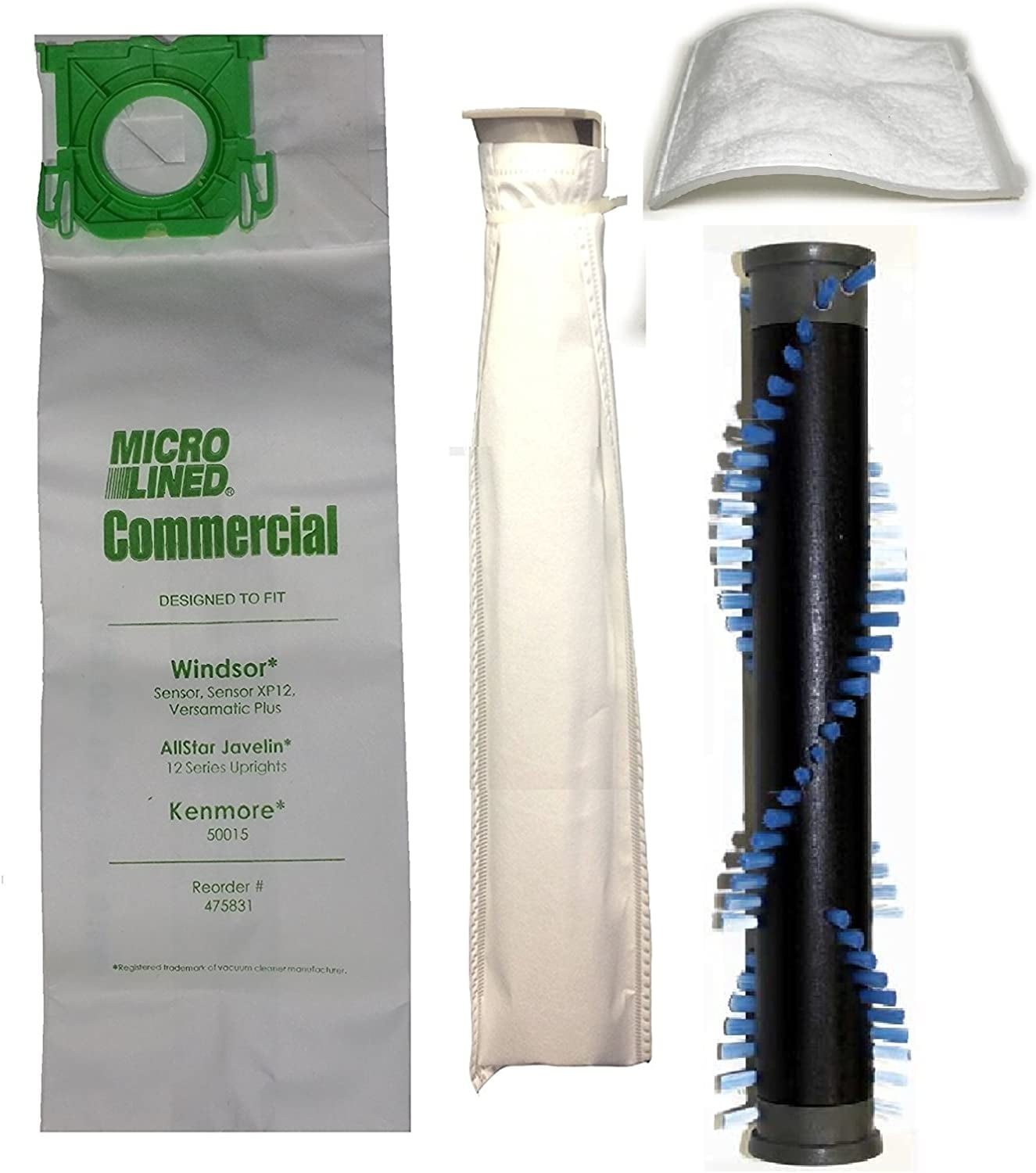 Windsor Sensor S12 Repair Package Bundle - 4 Items (Both Filters, Bags ...