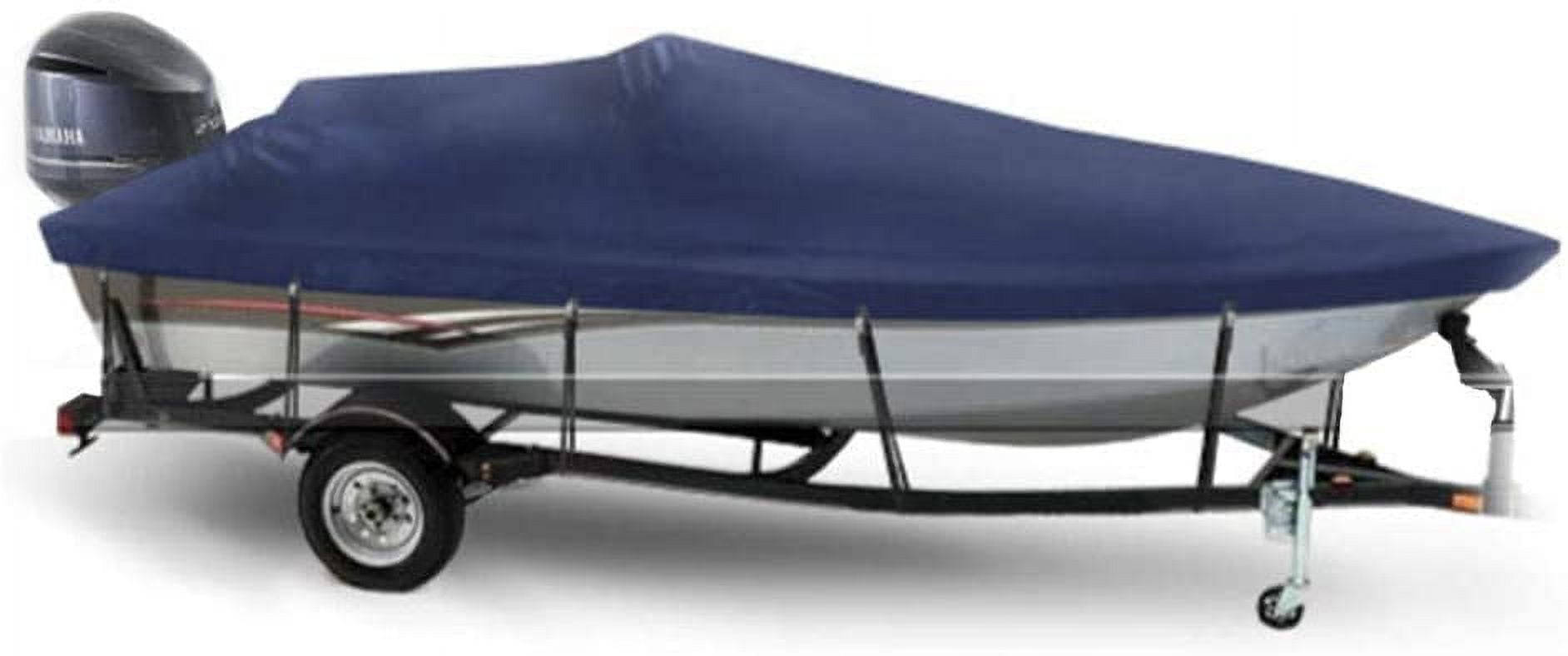 Windstorm Boat Cover for V Hull Fishing Boats, Outboard Motor, Marine ...
