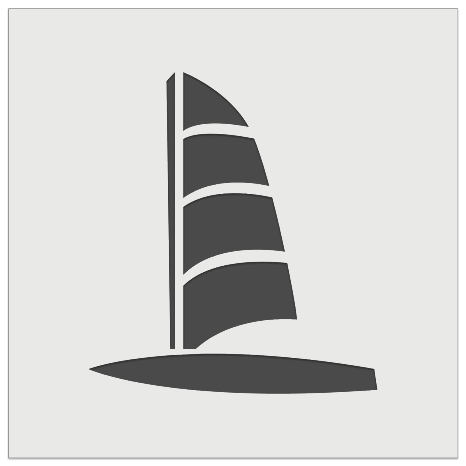 Windsurfing Doodle DIY Cookie Wall Craft Stencil - 7.0 Inch - Walmart.com