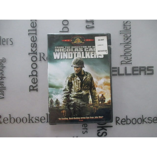 Windtalkers 2002 DVD NICHOLAS CAGE MARK RUFFALO Navajo Code WWII ...