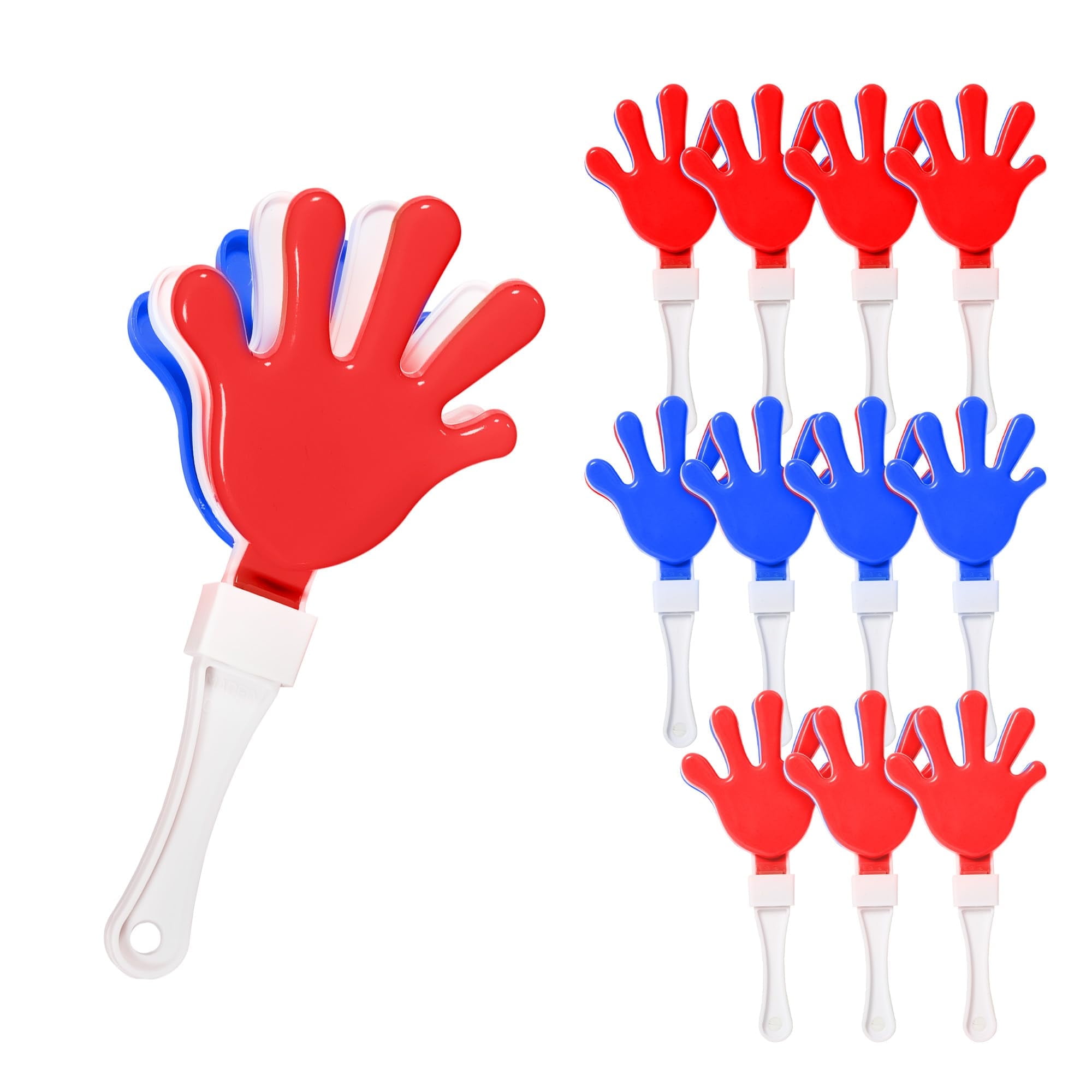 Windy City Novelties 12-Pack 7-Inch Mini Hand Clappers - Bulk ...