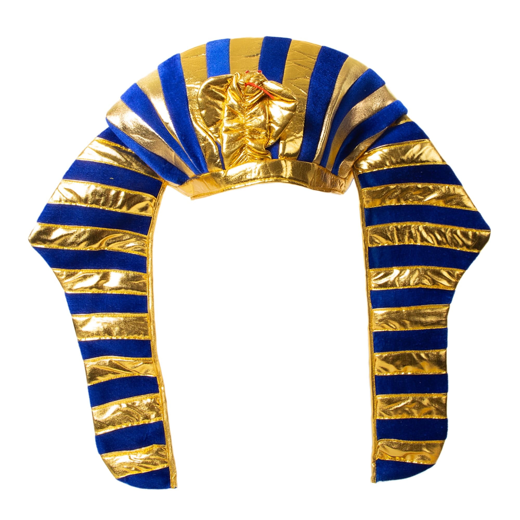 Windy City Novelties - Gold and Blue Egyptian Pharaoh Hat - Walmart.com