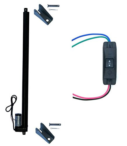 WindyNation 12 Inch 12" Stroke Linear Actuator 12 Volt 12V 225 Pounds ...