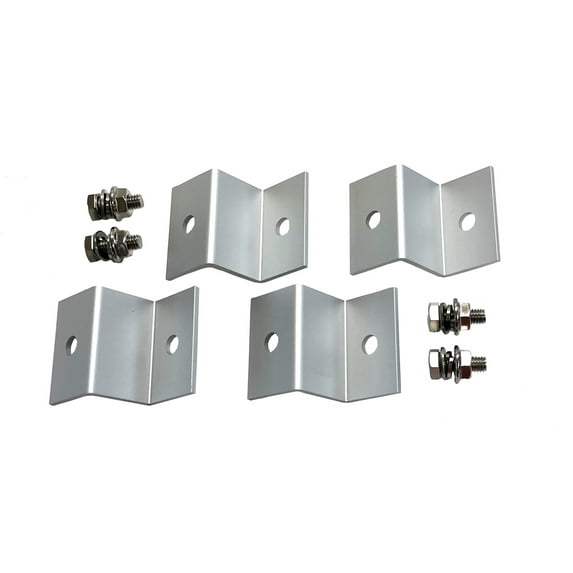 WindyNation Solar Panel Mount Mounting Z Bracket Set - Walmart.com