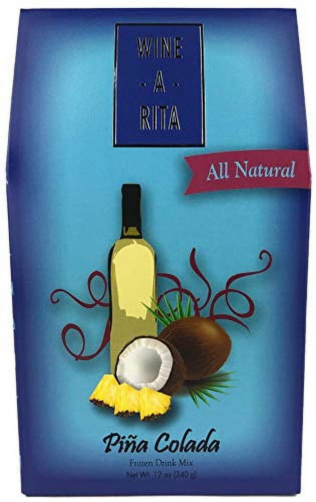 Wine-A-Rita Piña Colada Frozen Cocktail Mix, 12 Ounce Pack, Makes 72 ...