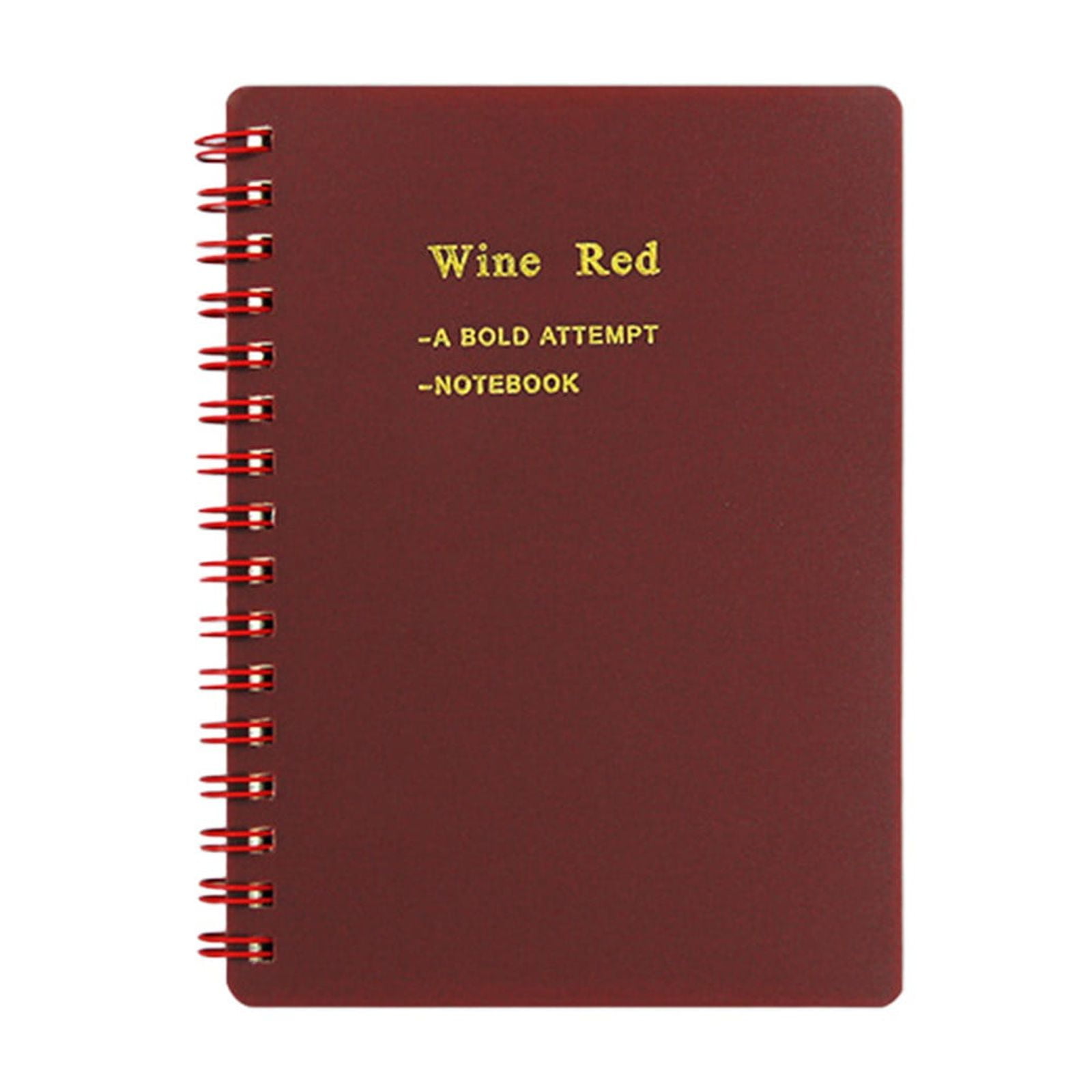 Wine A6 Size Notebook With Coil Binding 5.7 Inch Size For Sketching Or ...