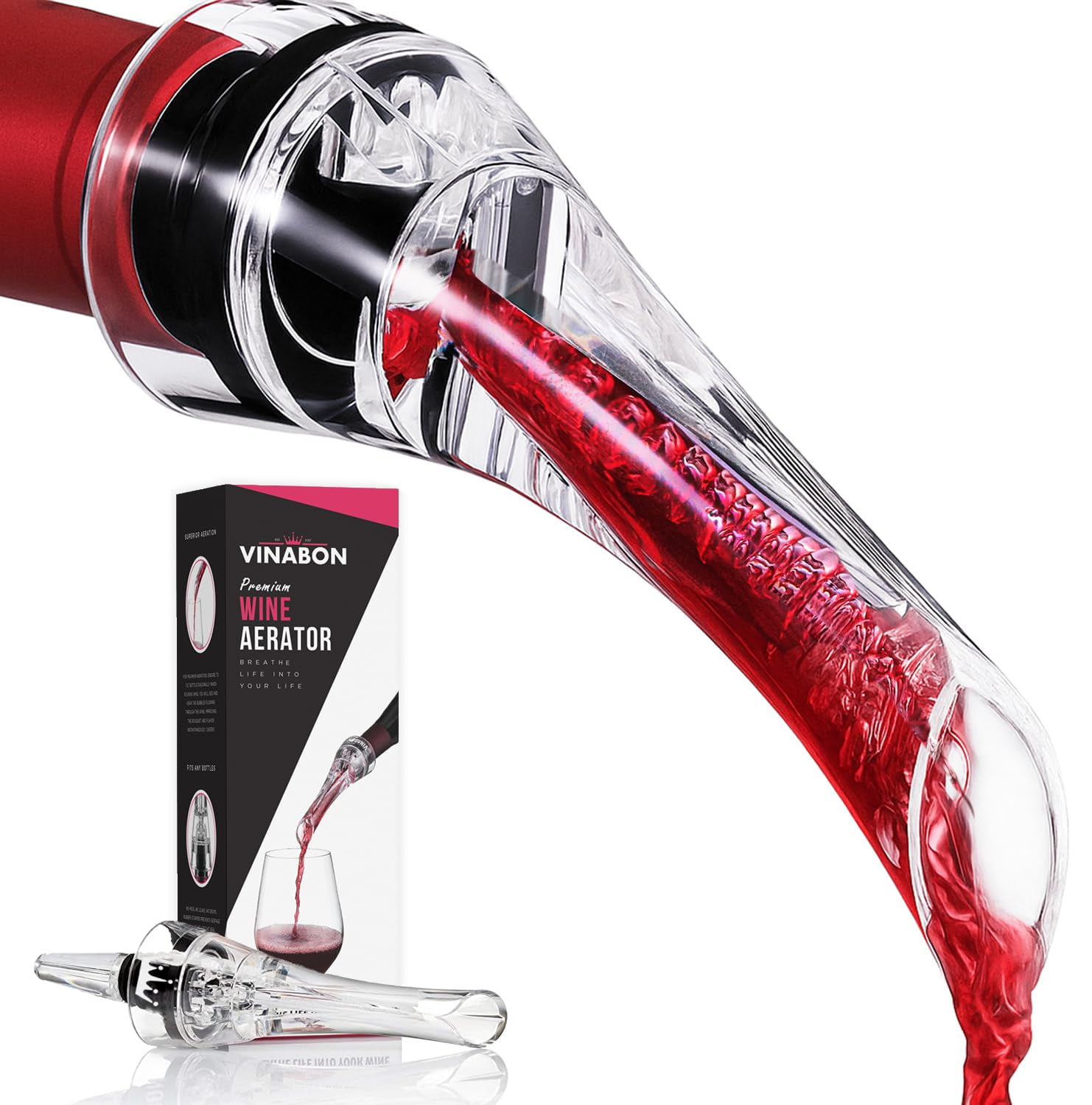 Wine Aerator Pourer Spout 2025 – Professional Wine Aerator Attaches to ...