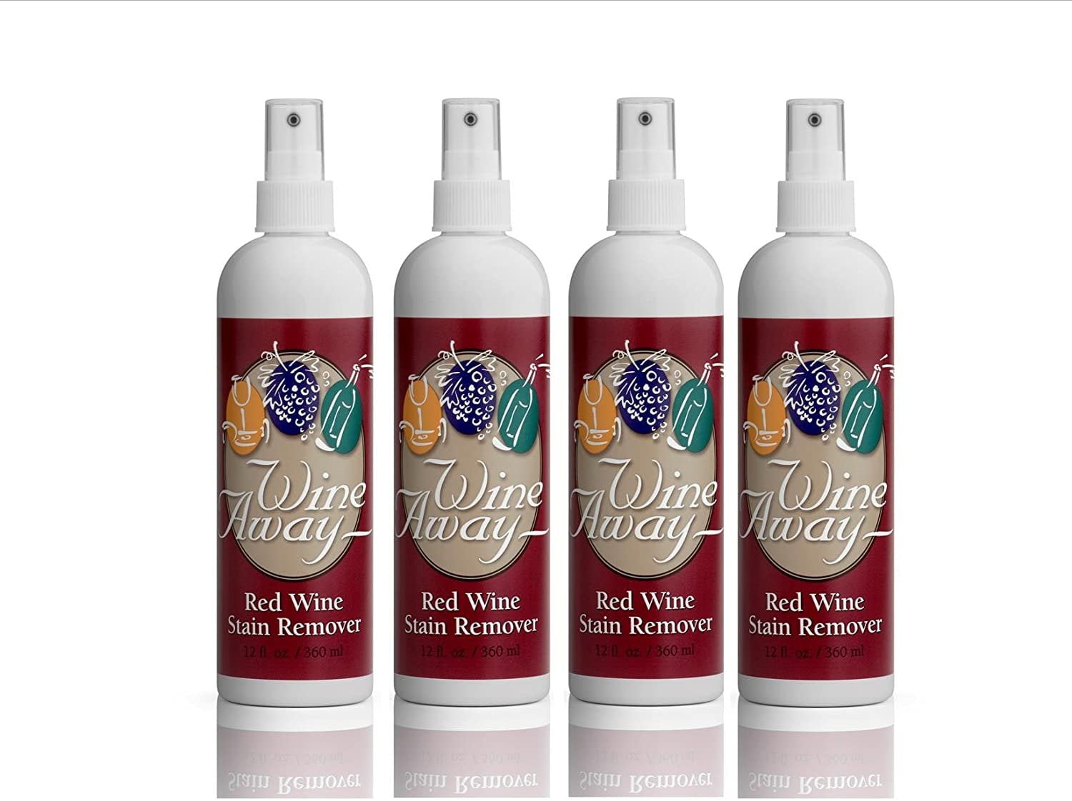 Wine Away Red Wine Stain Remover - Perfect Fabric Upholstery and Carpet ...