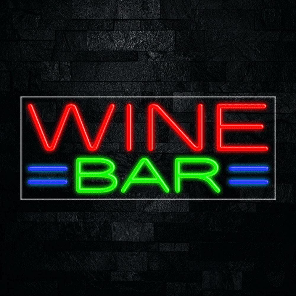 Wine Bar LED Neon Sign 30"L x 12"H #31505 - Walmart.com