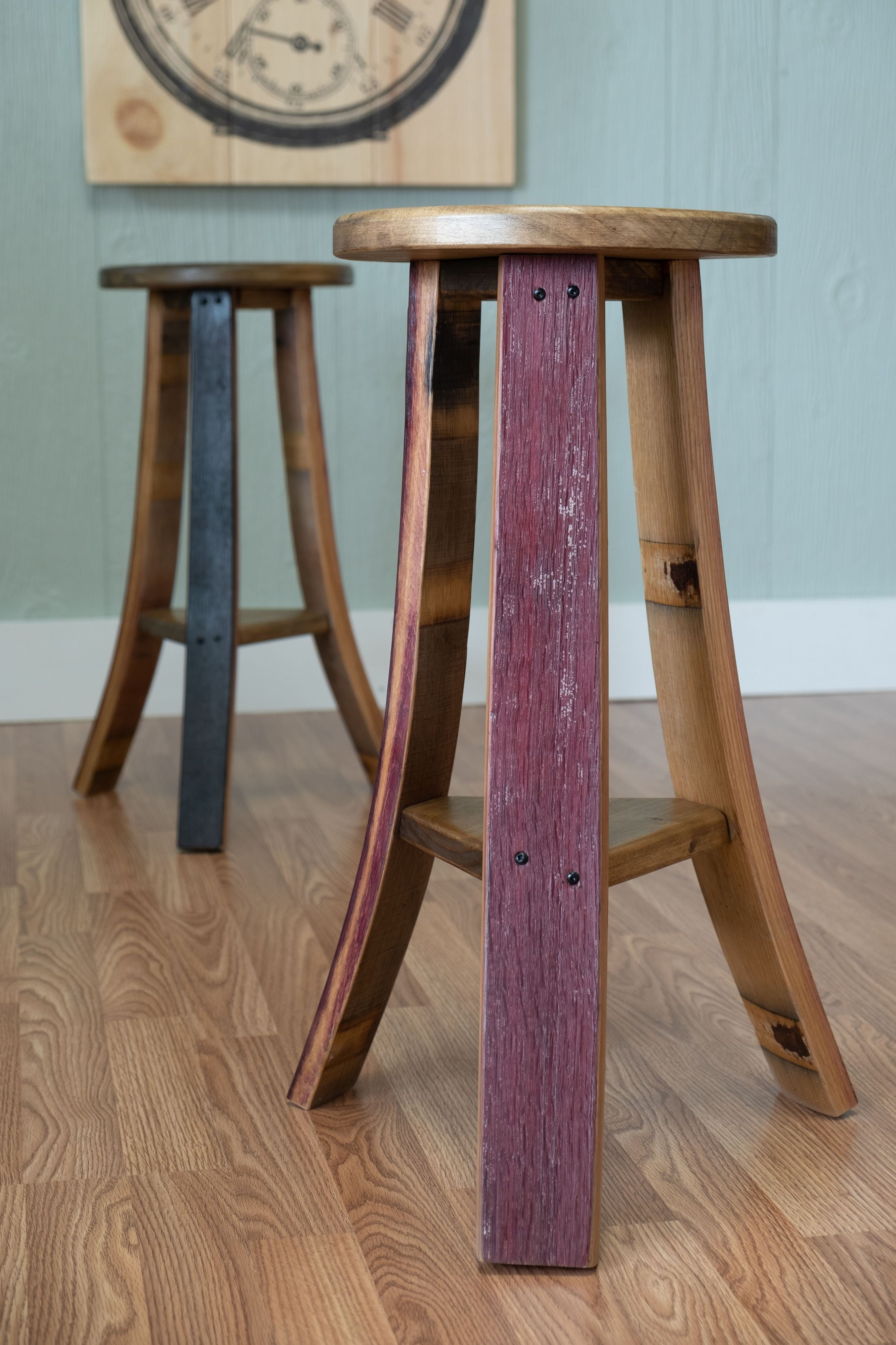 Wine Barrel 26" Bar Stool (Set of 4) - Walmart.com